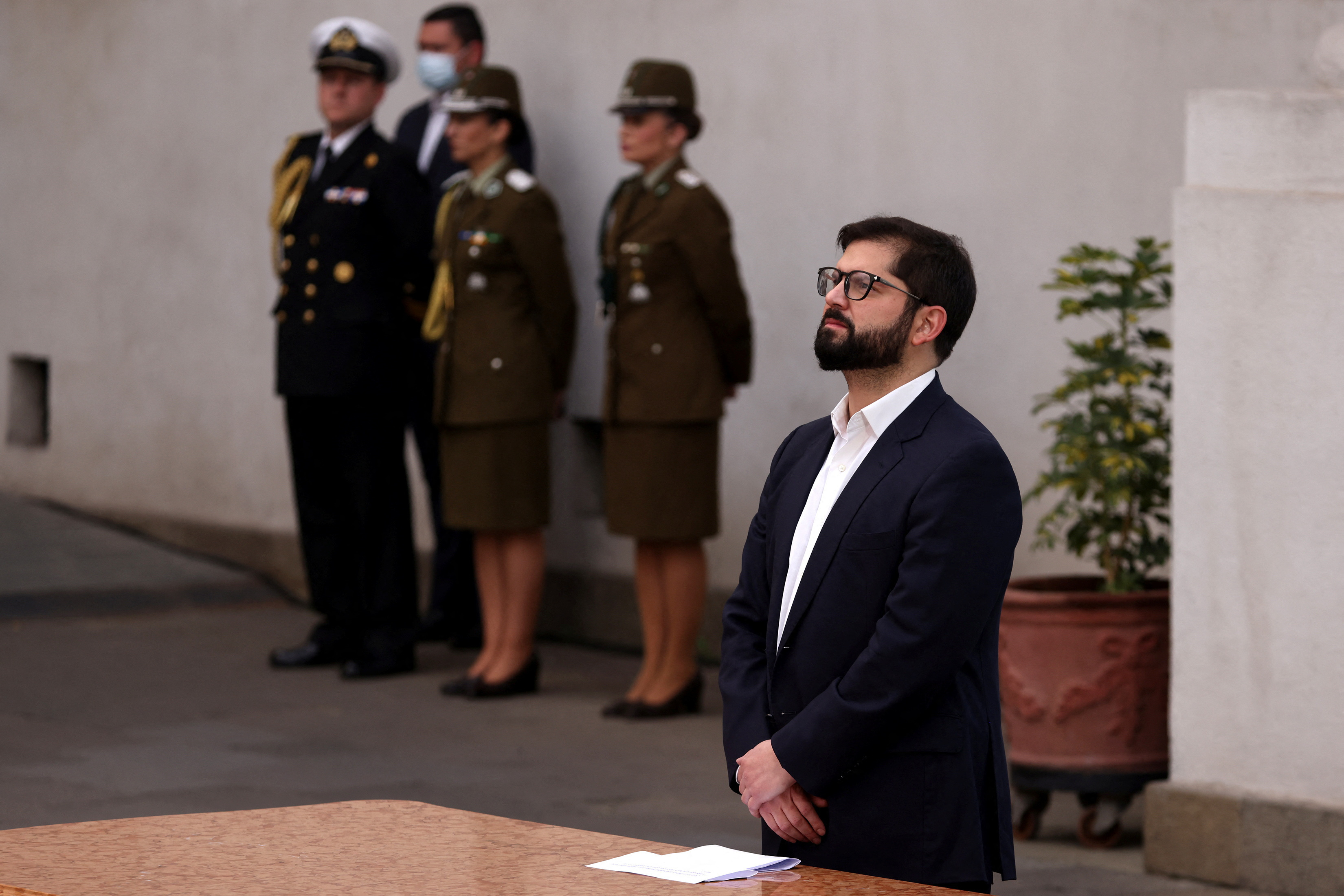 Viral video shows Chile's Boric approached by 'superman' child during ...