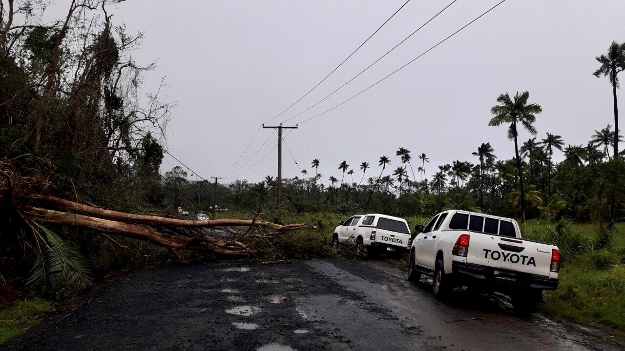 Fiji says two dead as powerful cyclone tears across Pacific nation ...
