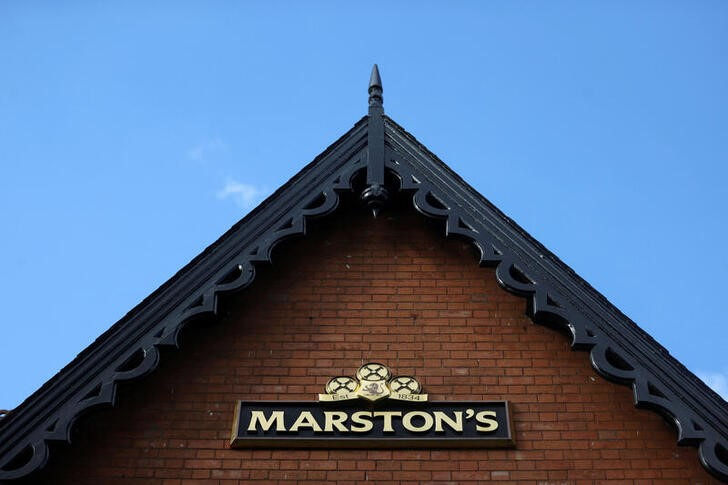 UK pub group Marston's reports higher sales on strong Christmas season ...