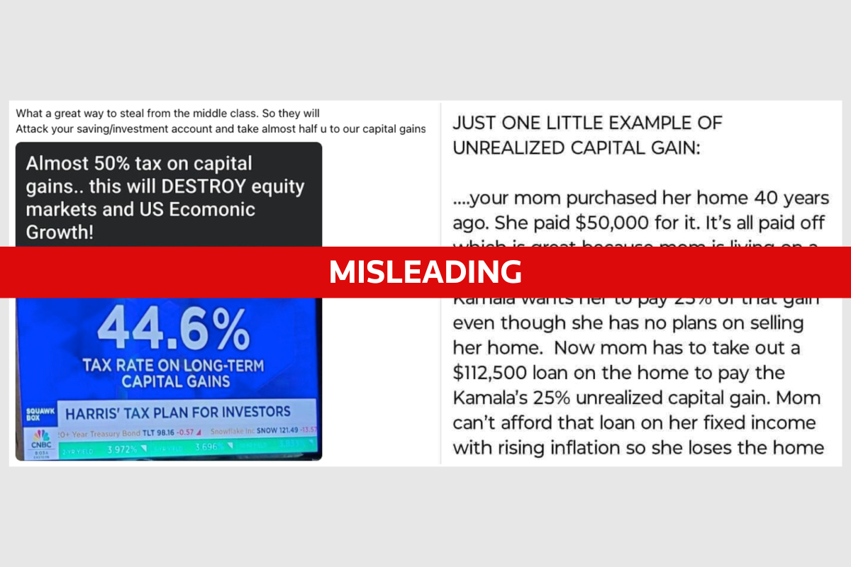 Fact Check: Harris-endorsed tax measures for wealthiest Americans ...