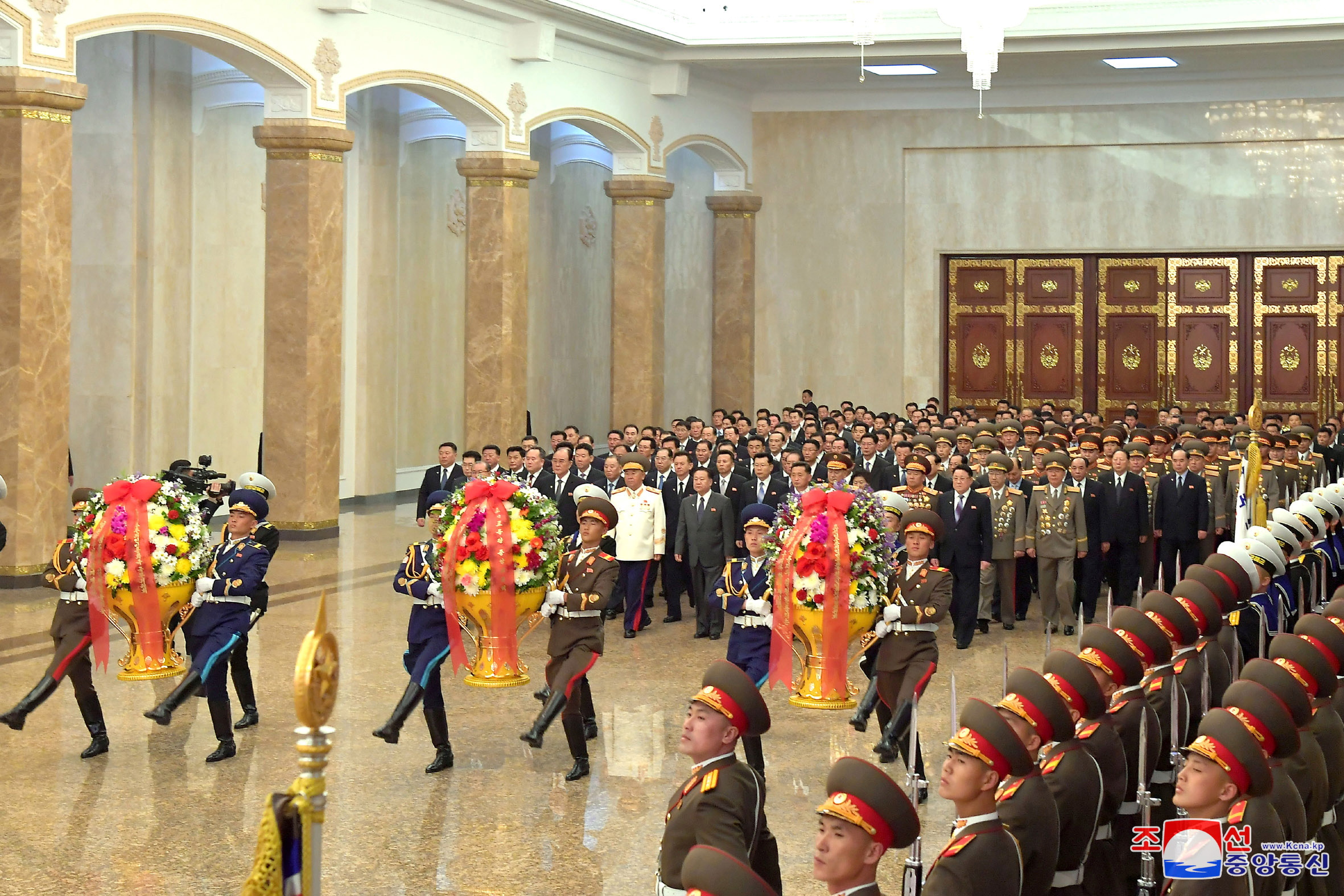 N.Korea's Kim visits family tomb to pay tribute to grandfather - KCNA ...