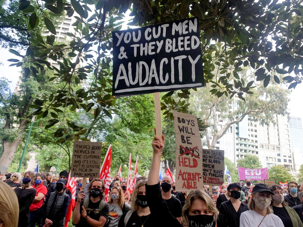 Thousands rally at Australia’s parliament to demand justice for sexual ...