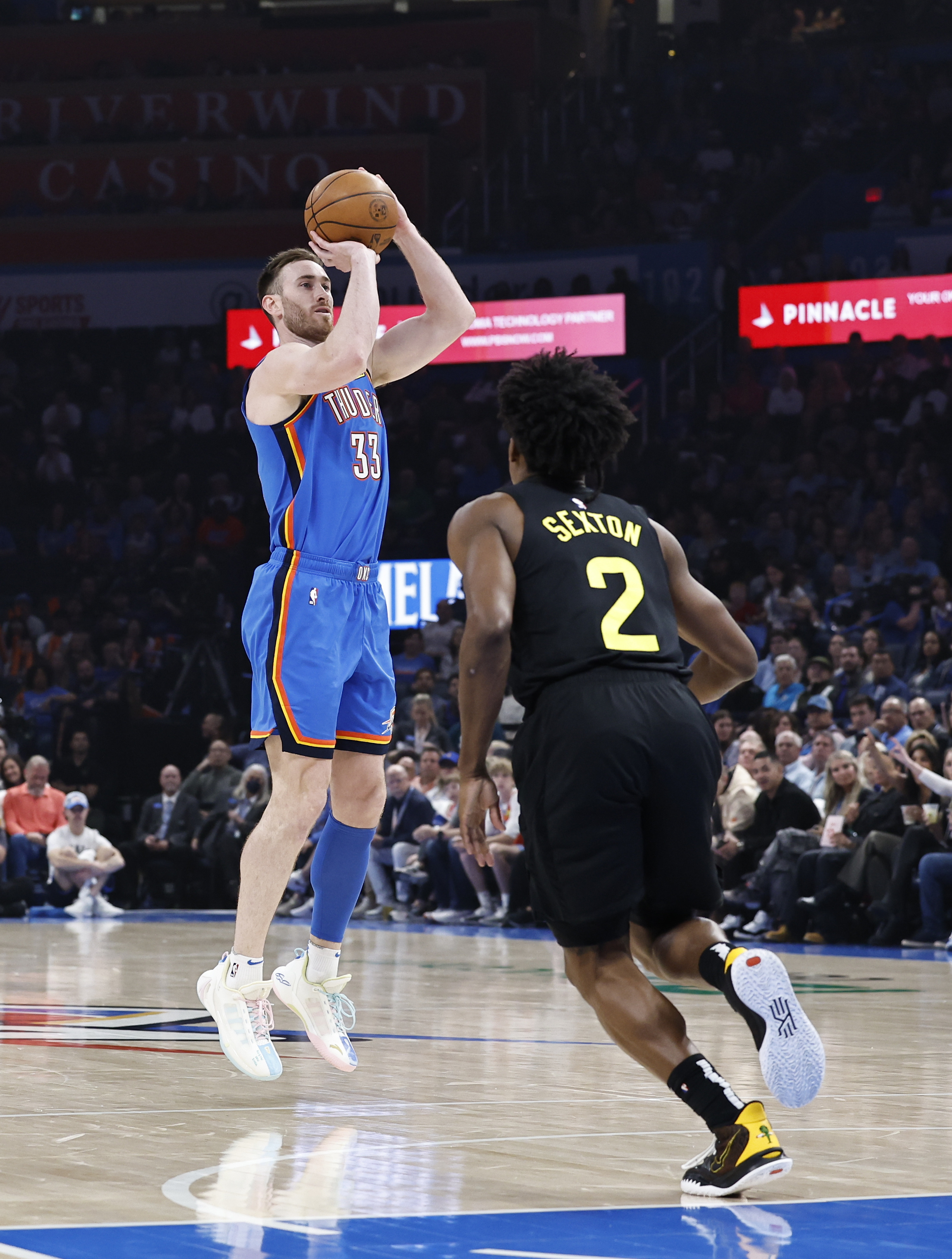 Chet Holmgren takes over as Thunder club Jazz | Reuters