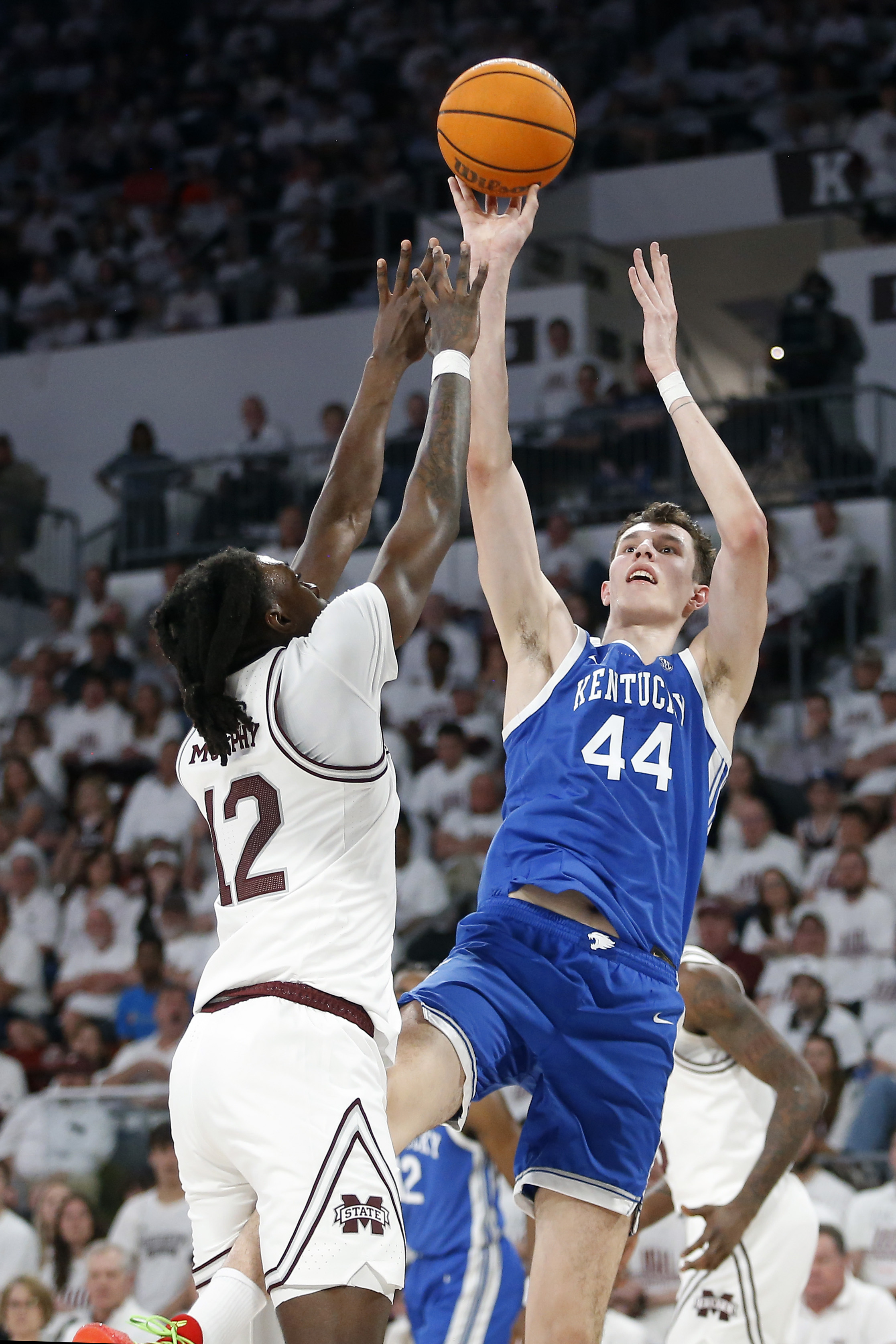 Reed Sheppard's heroics lift No. 16 Kentucky over Mississippi State ...