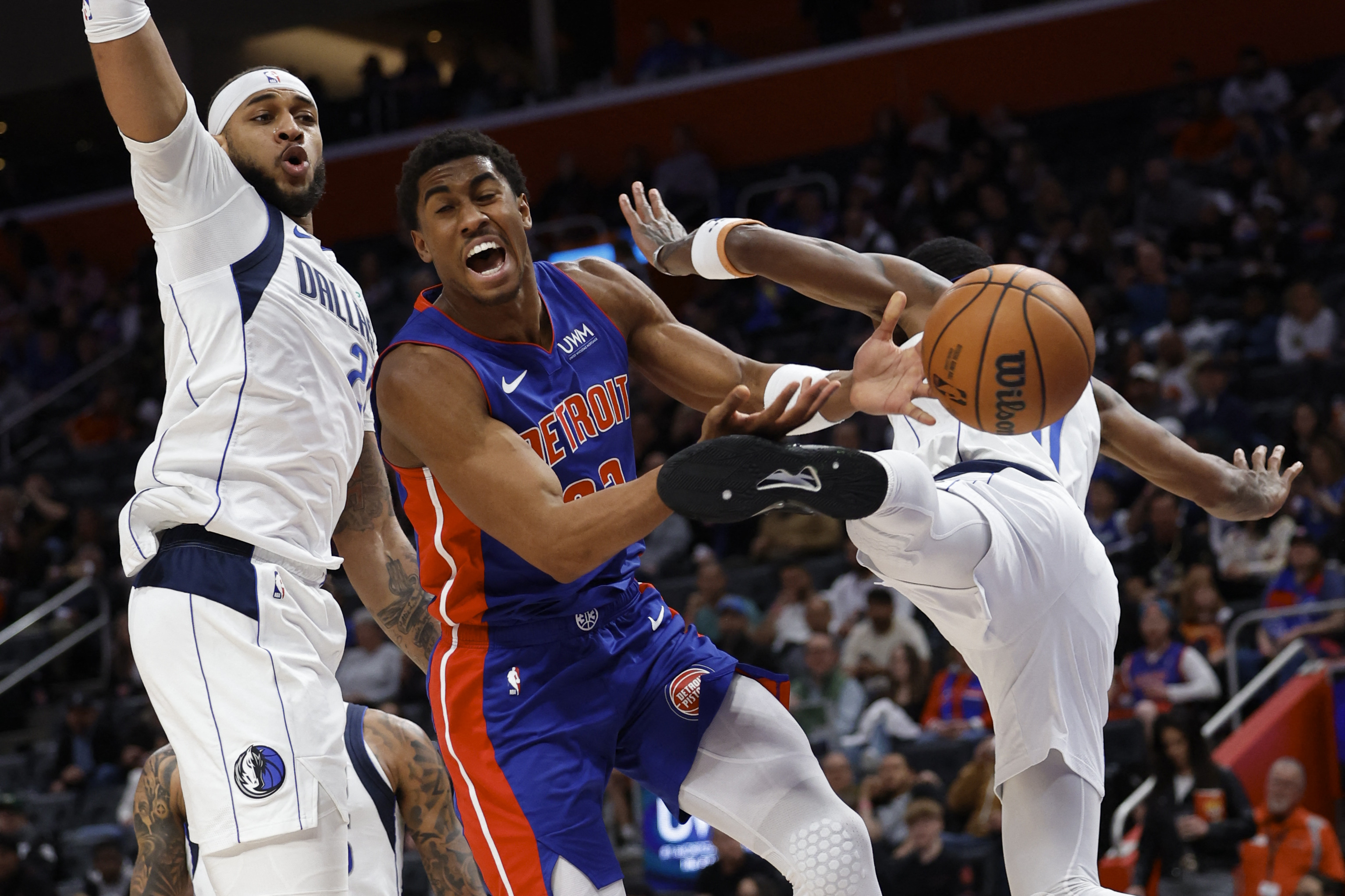 Luka Doncic sets triple-double mark as Mavs top Pistons | Reuters