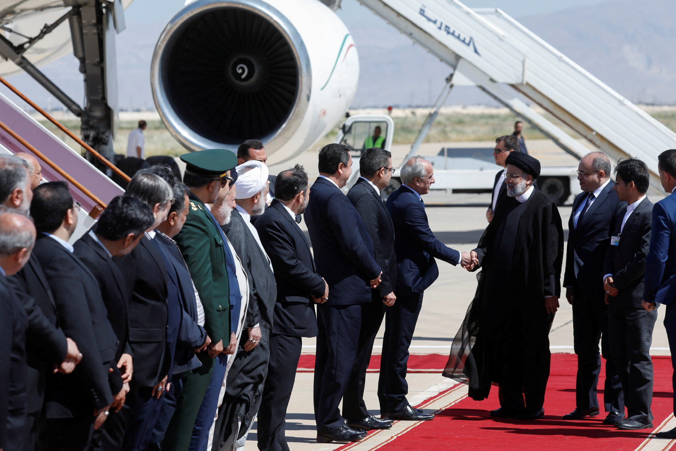 Iranian president in Damascus for first visit since Syrian war began ...