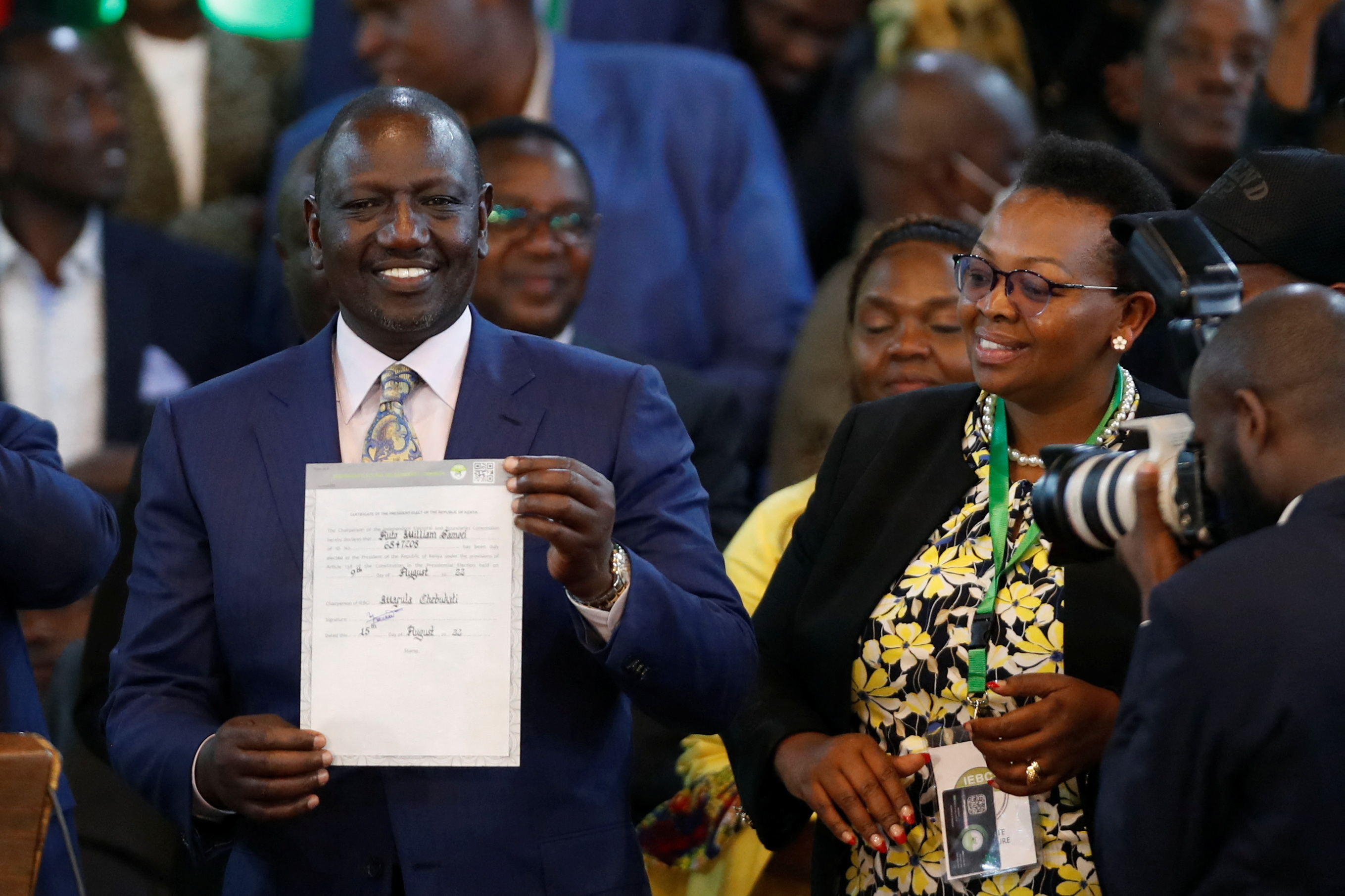 Kenya s Ruto Declared President elect In Chaotic Scenes Reuters