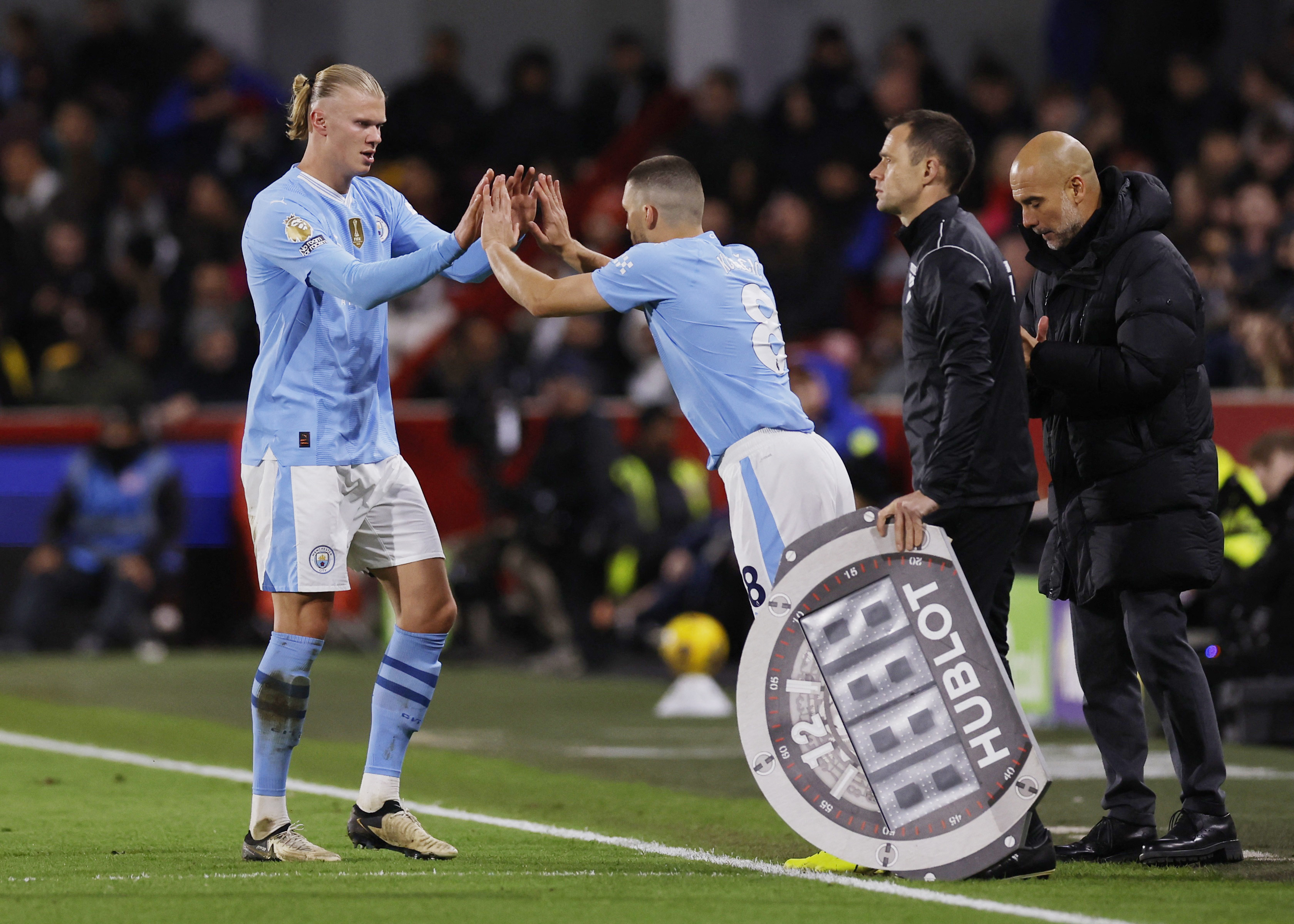 Foden hits hat-trick as Man City fight back to beat Brentford 3-1 | Reuters