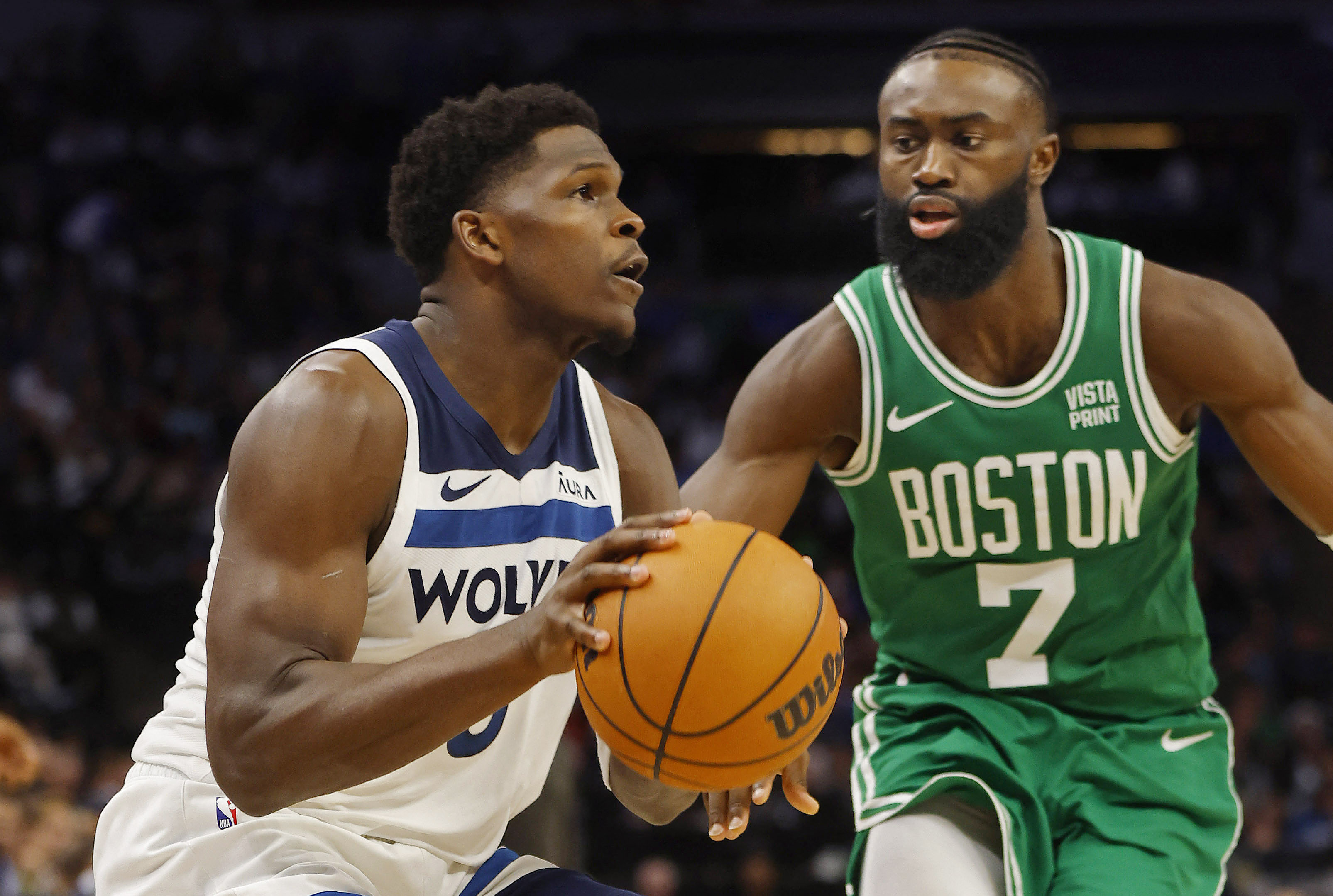 Anthony Edwards helps Wolves end Celtics' unbeaten start | Reuters