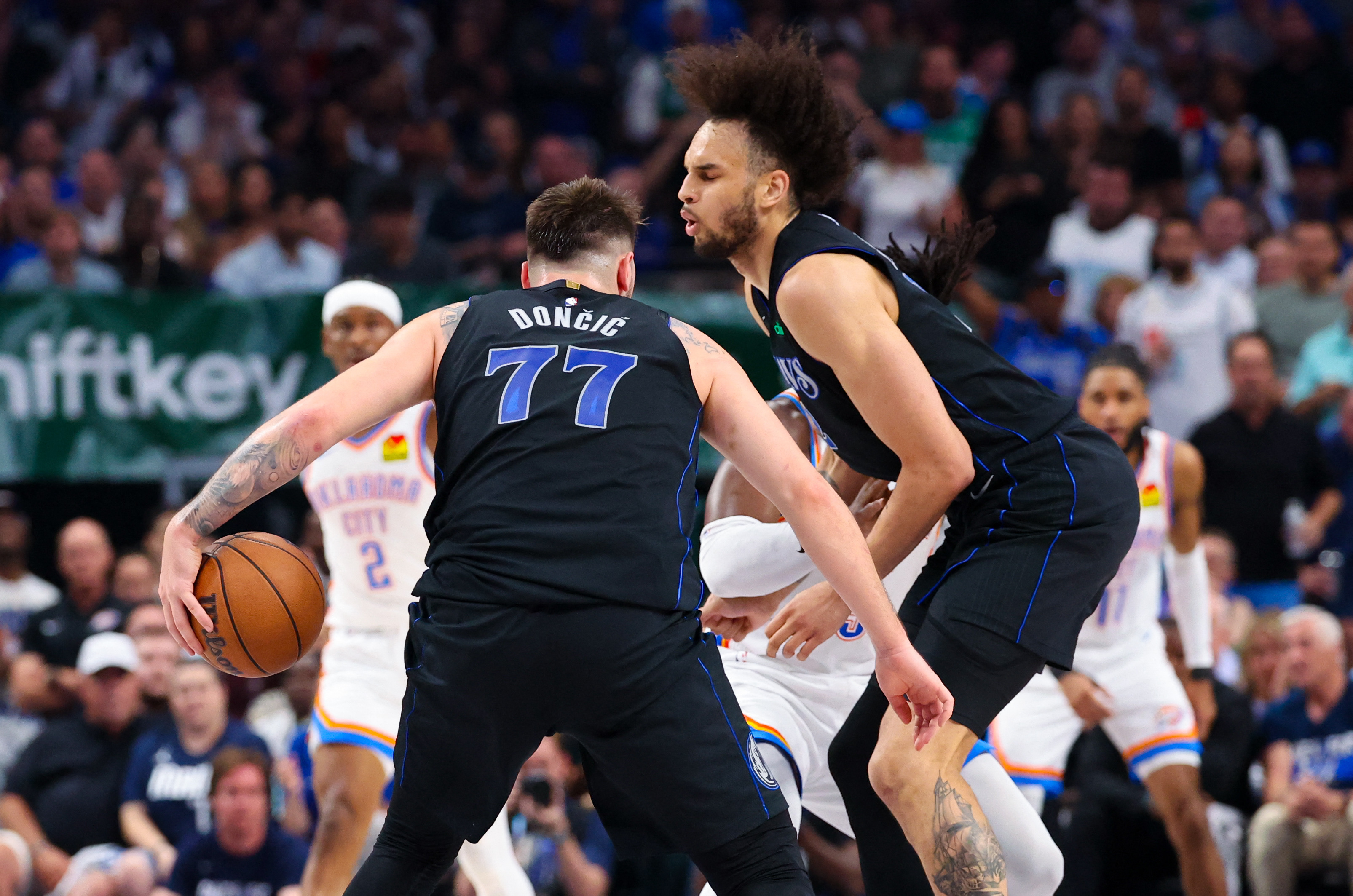 Tight finish sends Mavs past Thunder, into Western Conference finals ...