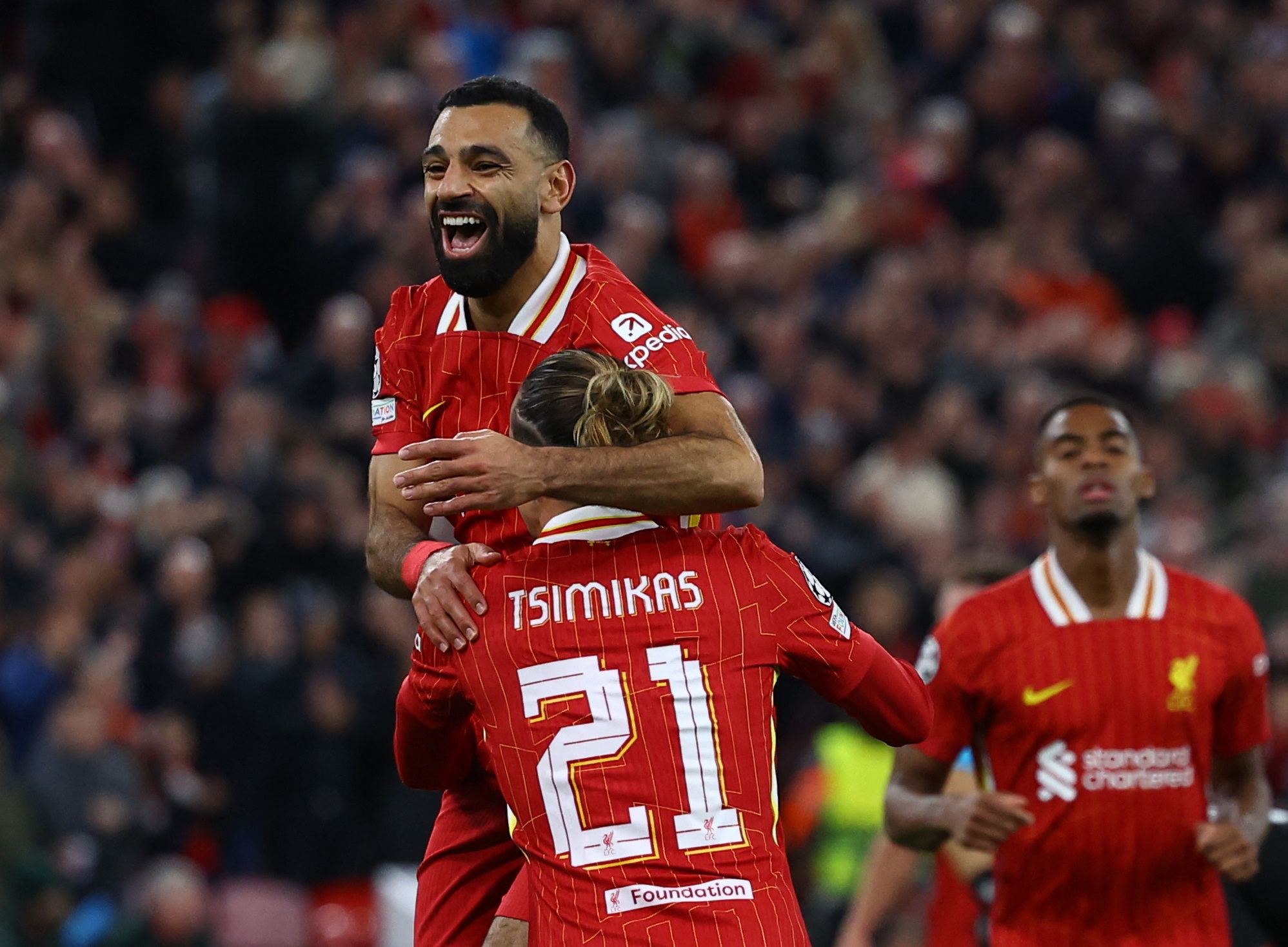 Salah sparkles as Liverpool beat Bologna 2-0 | Reuters