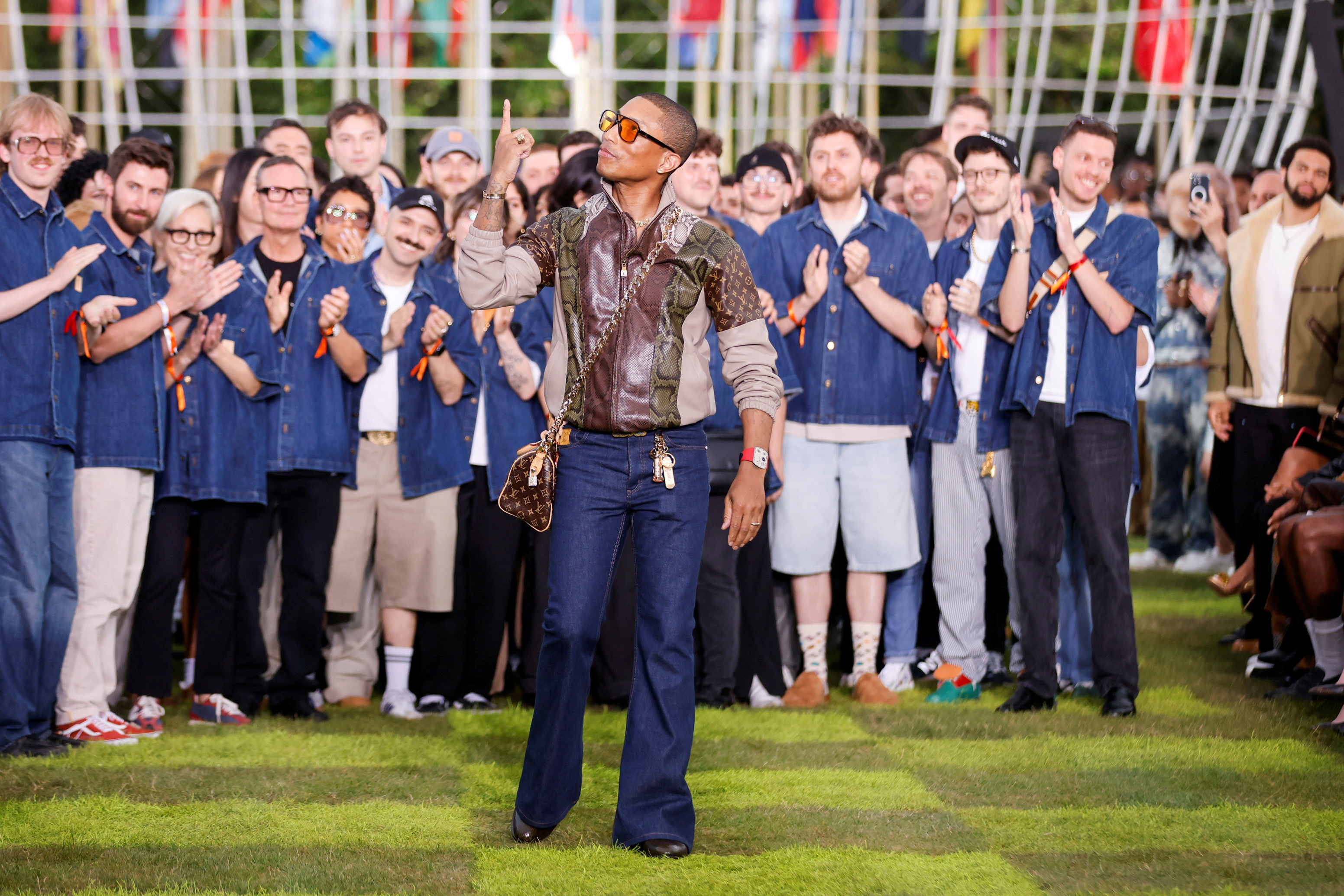 Pharrell Williams kicks off Paris Fashion Week with Louis Vuitton show ...