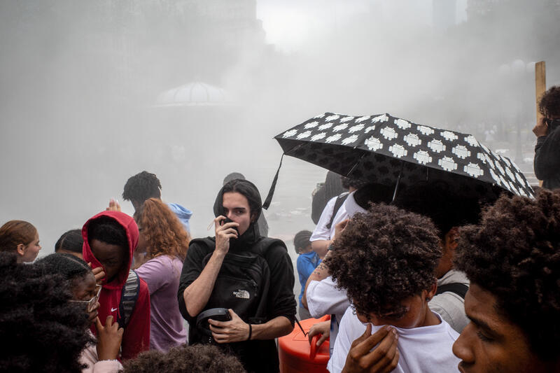 New York City's Union Square erupts in chaos as live streamer's ...
