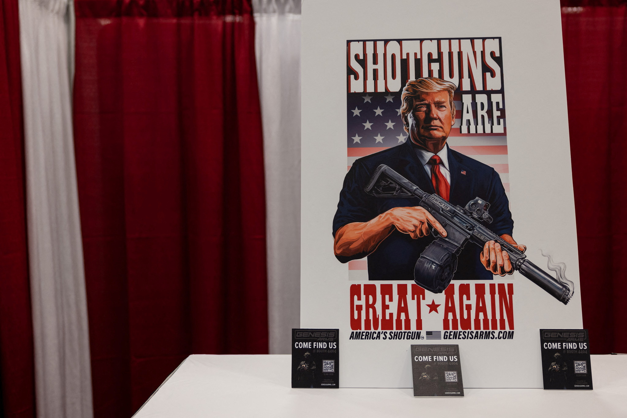 Trump pledges to 'roll back' Biden gun rules, fire ATF chief at NRA ...