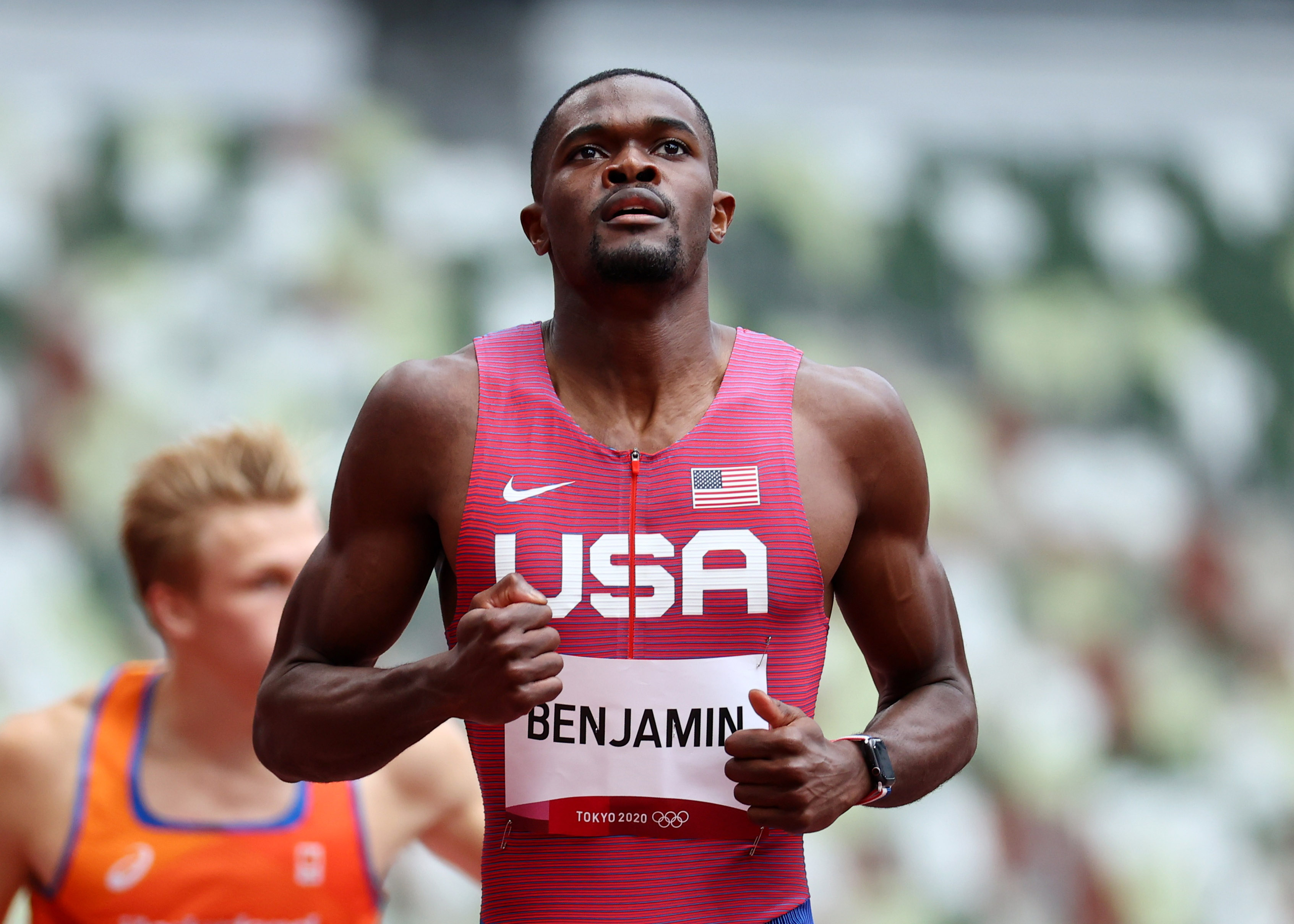 Benjamin overcomes COVID, tendonitis to win hurdles | Reuters