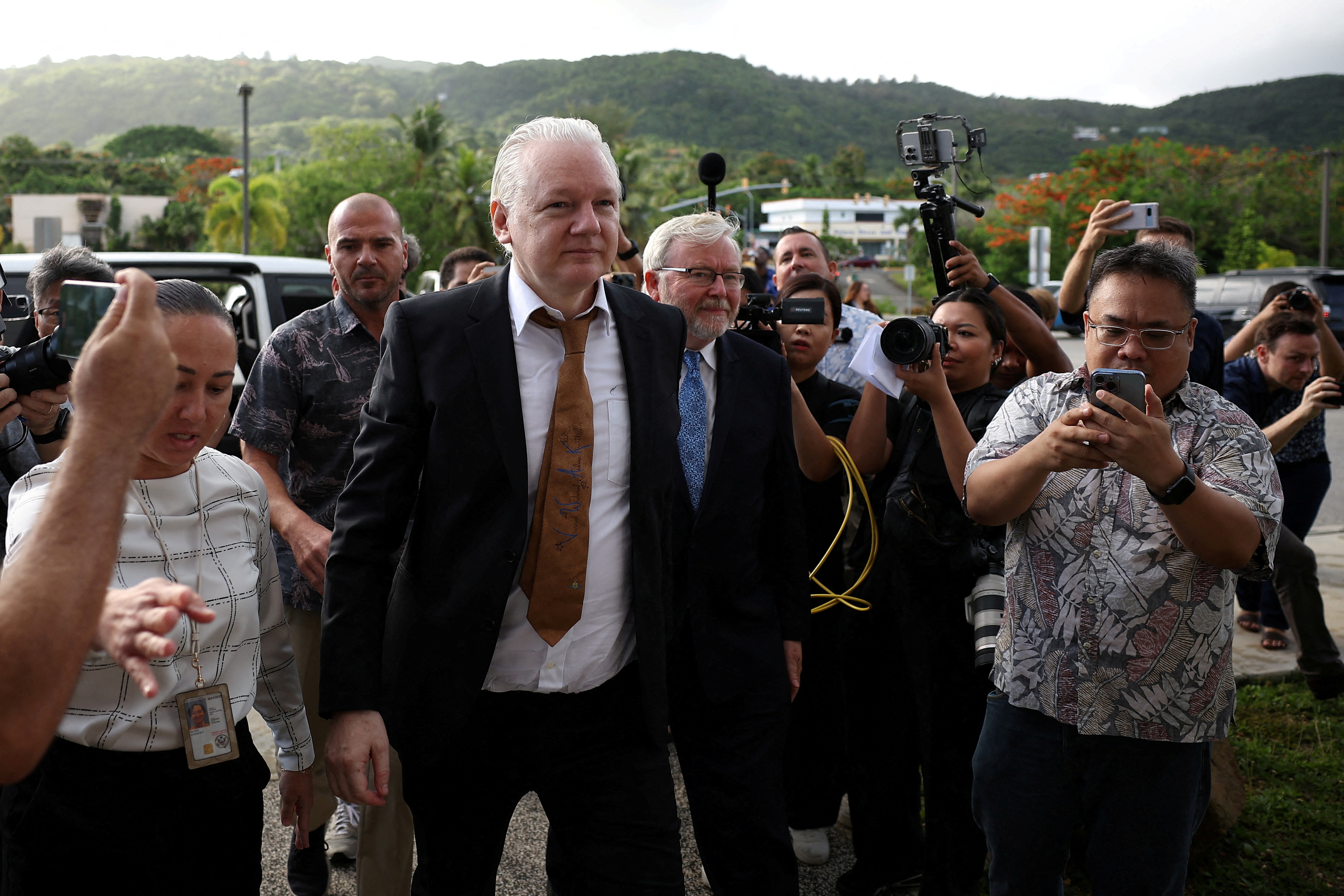 Assange plea deal hearing begins in Saipan | Reuters