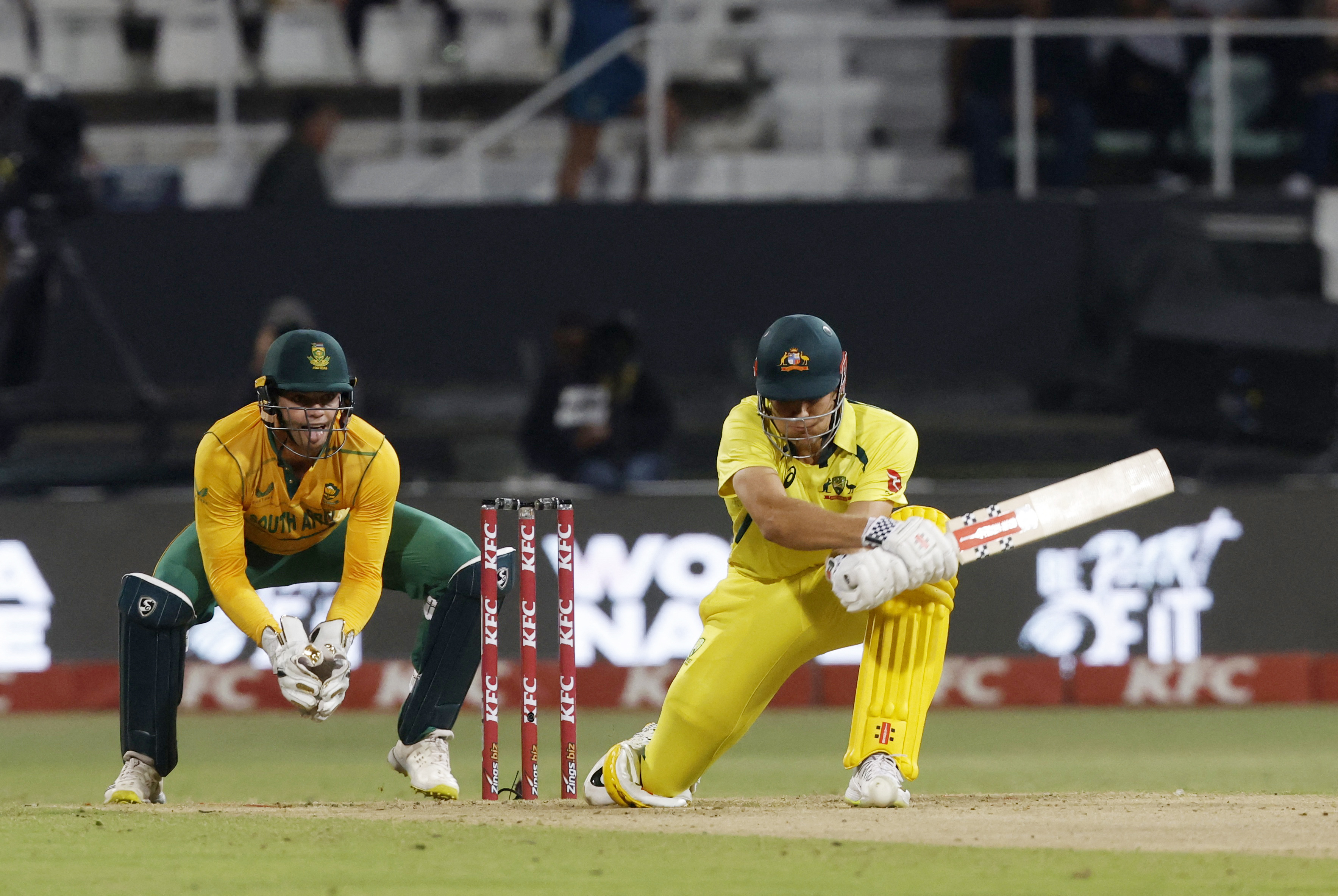 Marsh, Sangha lead Australia to big win over South Africa | Reuters