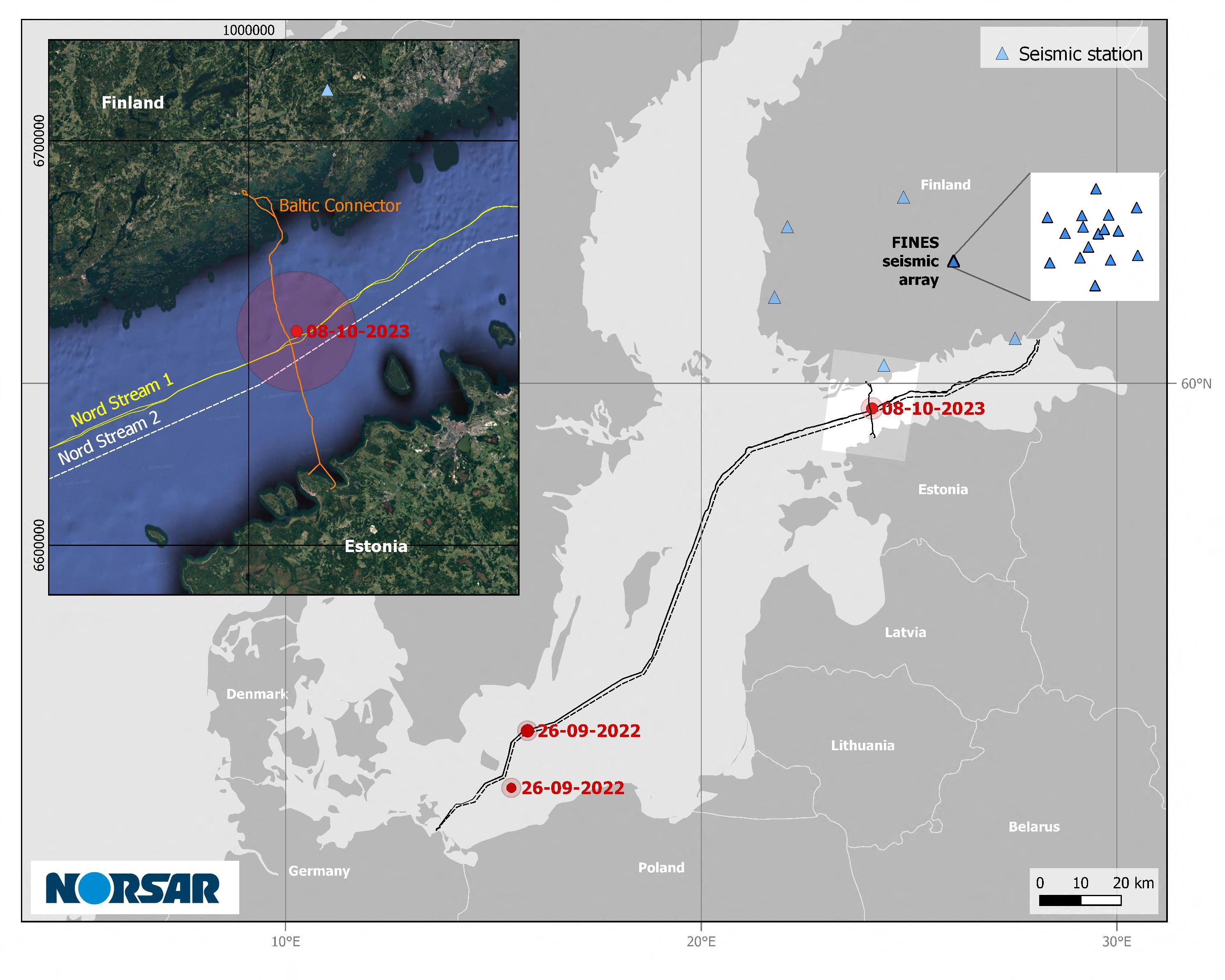 Seismologists detected blast-like waves near broken Baltic Sea pipeline ...