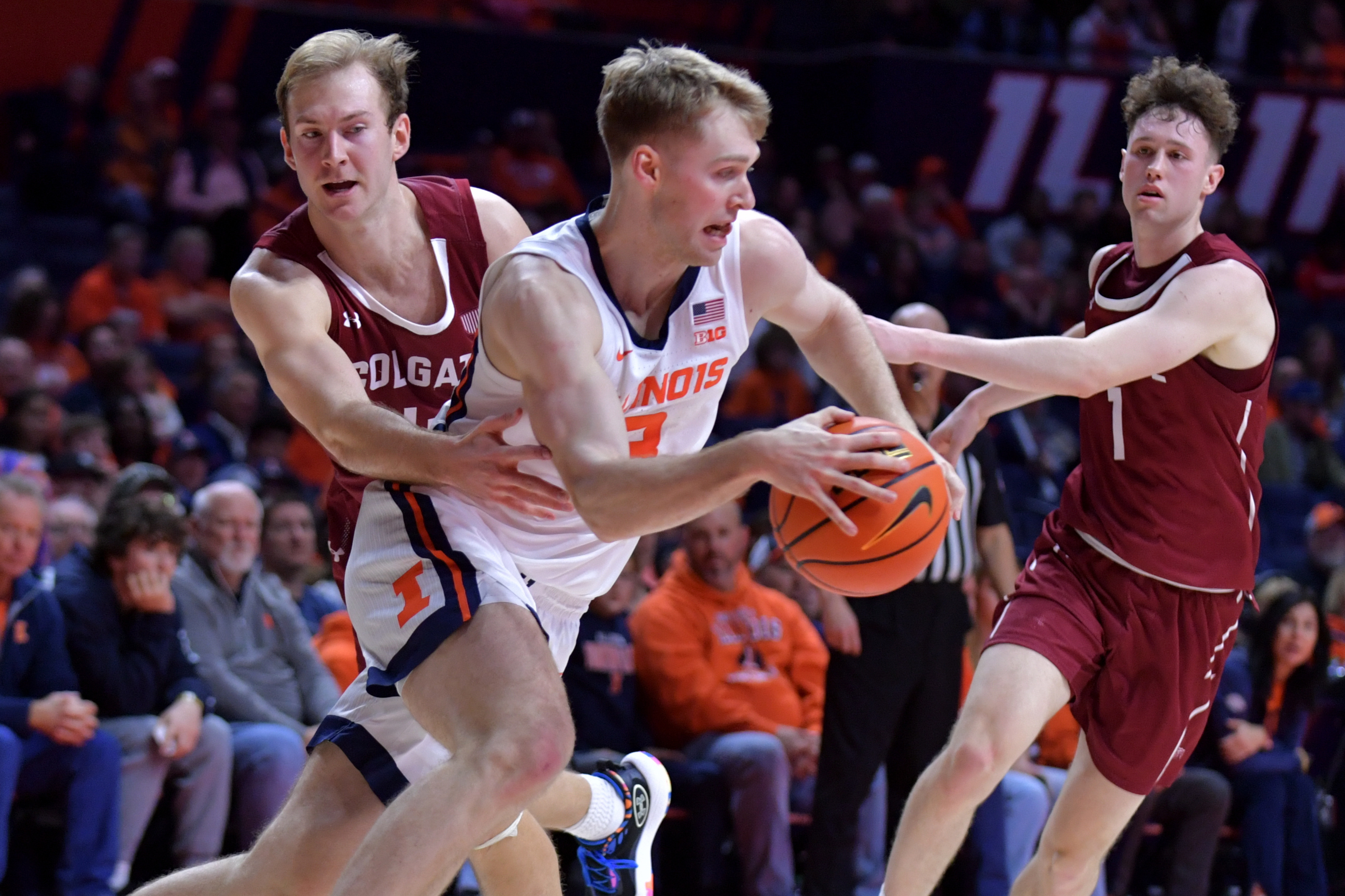 Coleman Hawkins, No. 16 Illinois take care of Colgate | Reuters