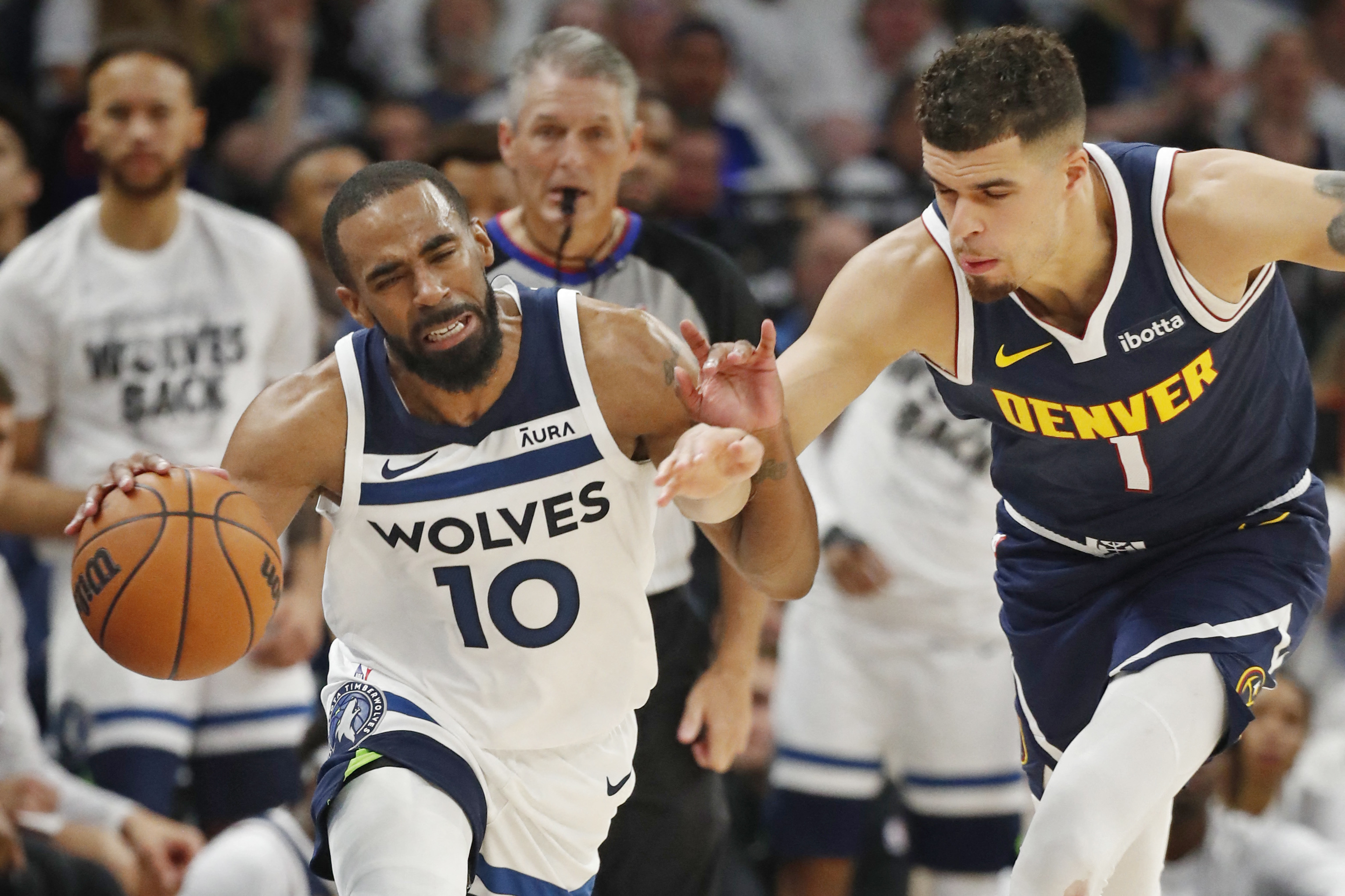Road team wins again as Nuggets knock off Wolves, tie series | Reuters