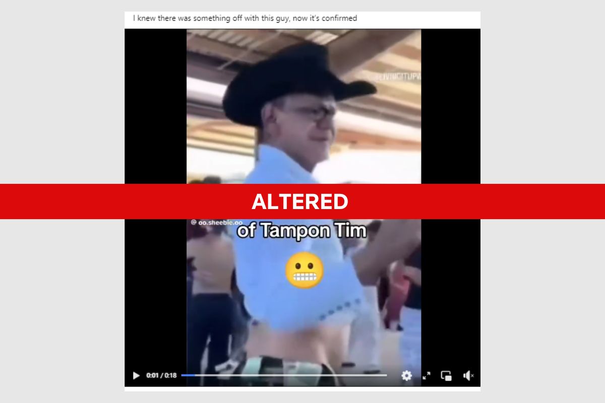 Fact Check: Altered video depicts Tim Walz dancing with dollar bills ...