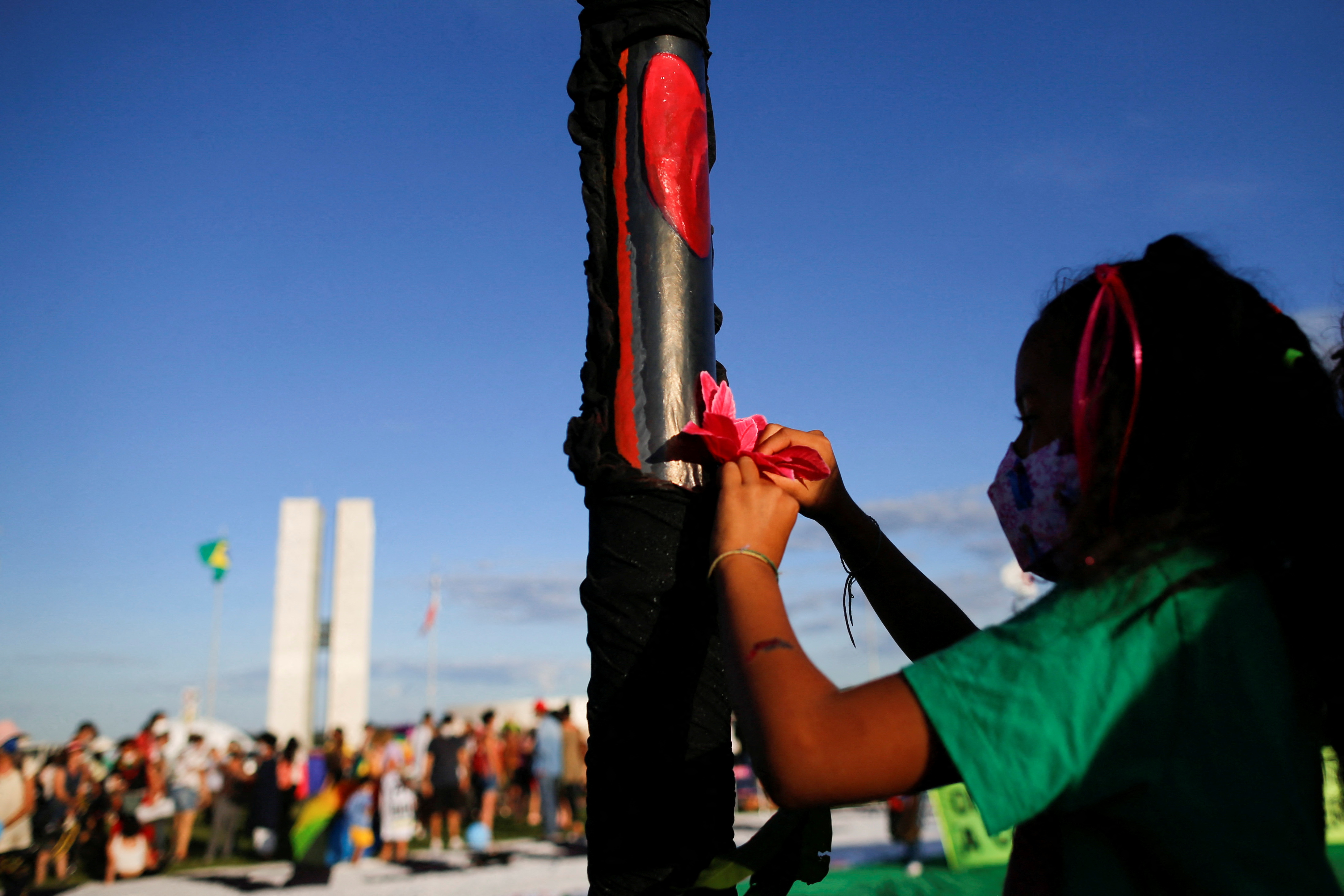 Brazilians protest against Bolsonaro's environmental, indigenous ...