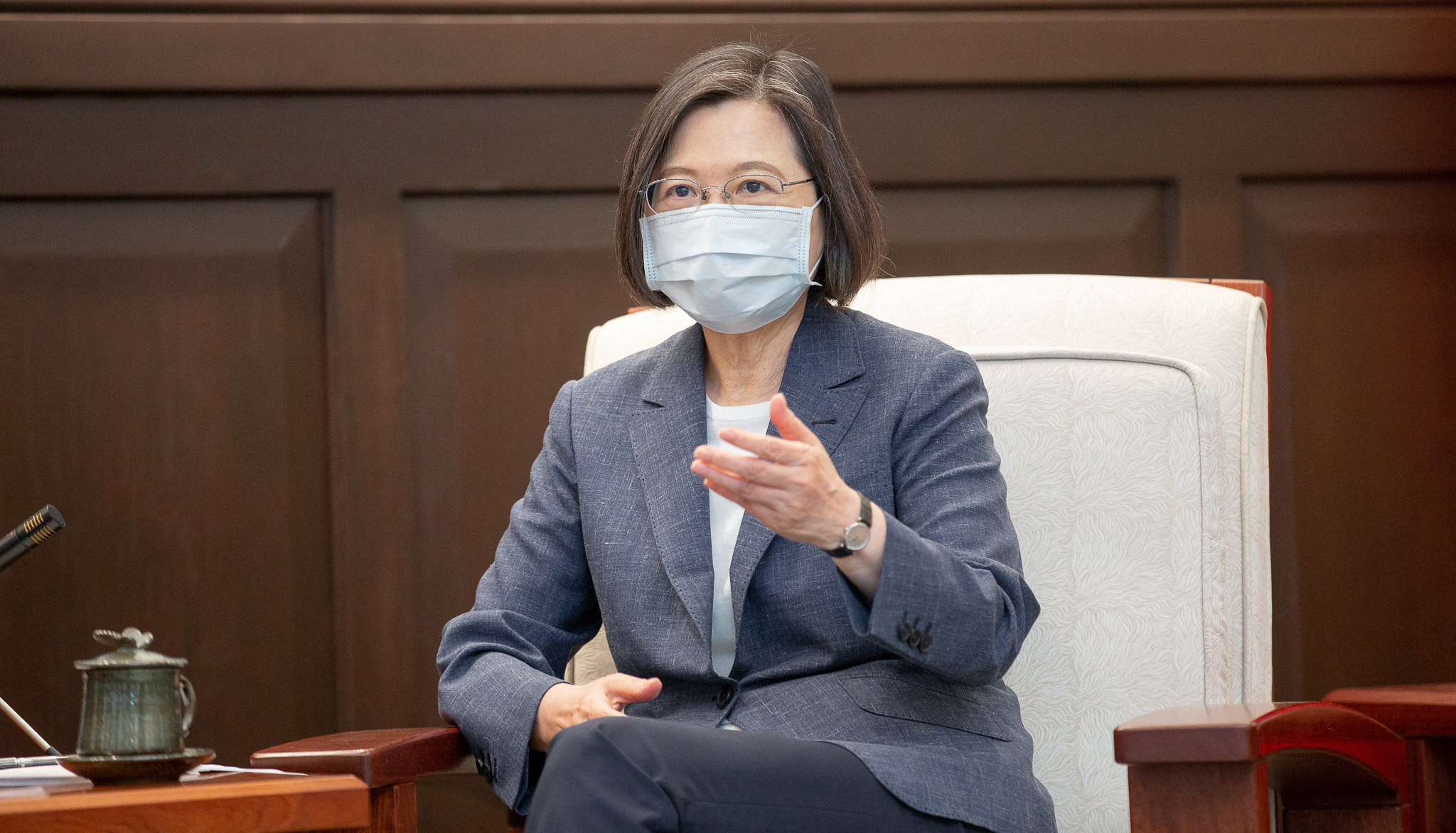 Taiwan president warns of heavy price to pay for an invasion | Reuters