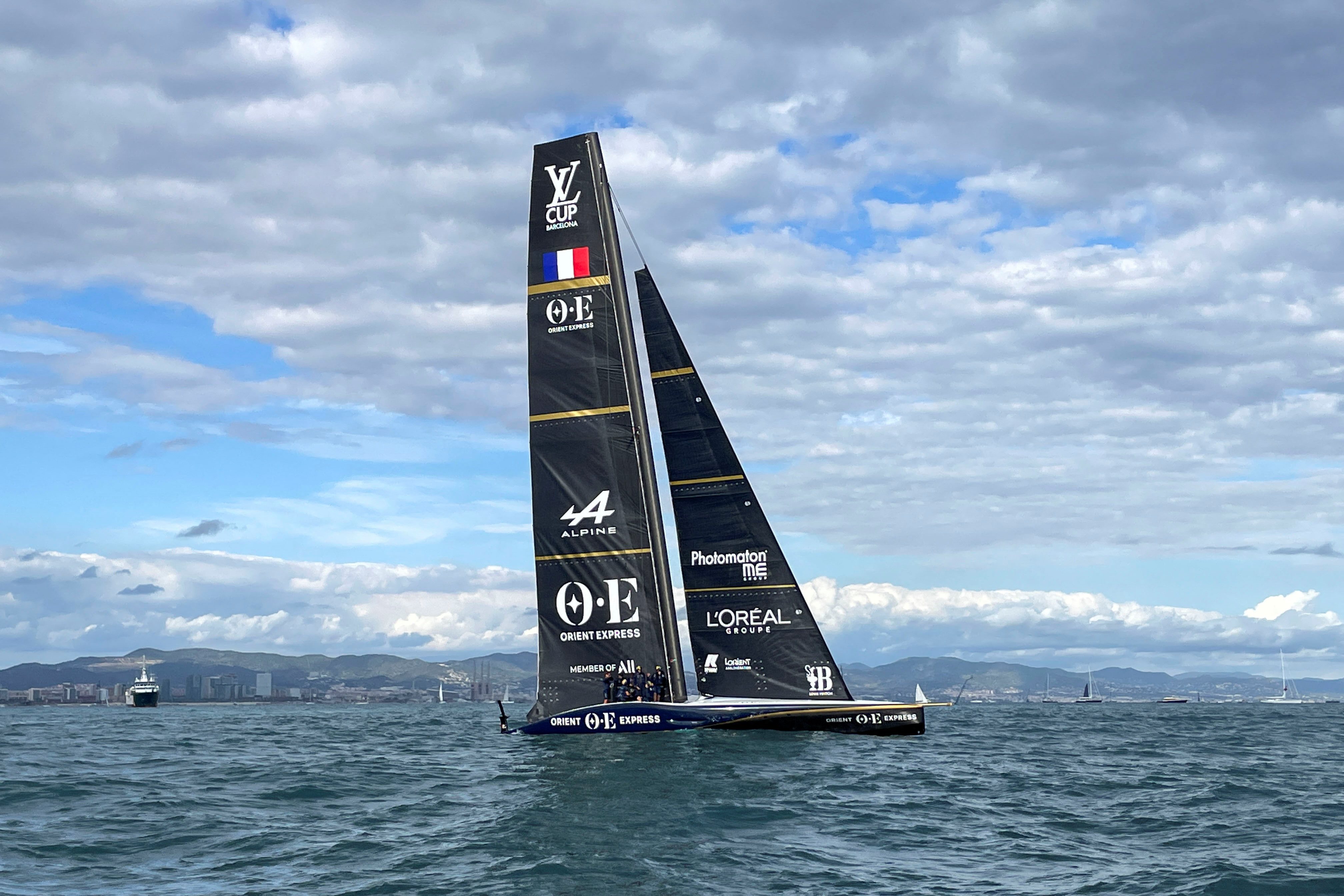 How it feels to 'fly' onboard a foiling America's Cup boat | Reuters
