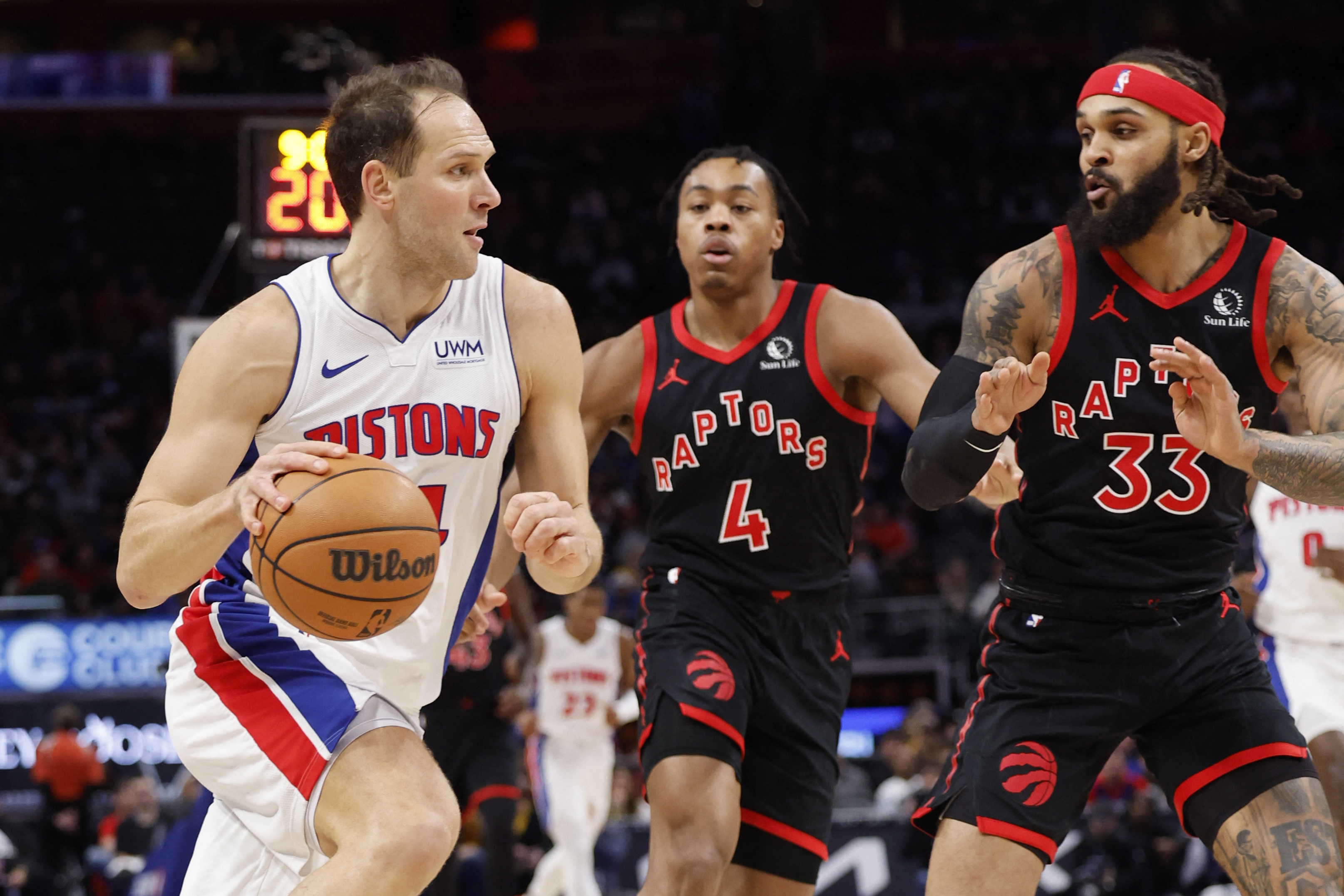 Pistons edge Raptors, end record-tying 28-game skid | Reuters Pistons edge Raptors, end record-tying 28-game skid | Reuters