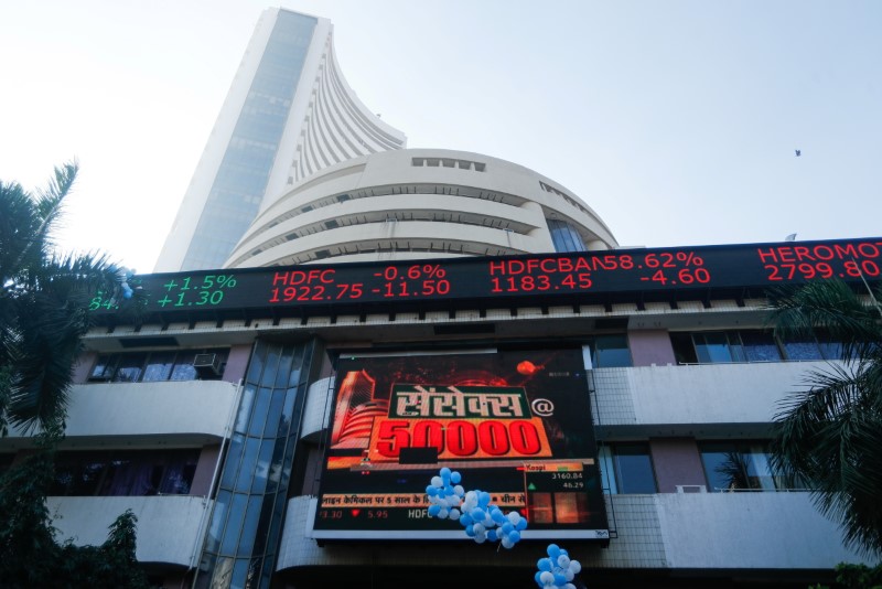 Indian shares close at record high as COVID-19 cases fall, IT stocks ...