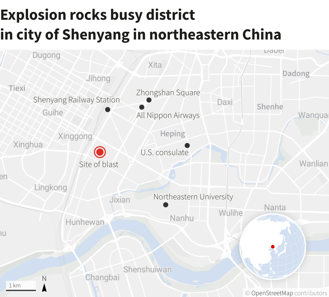 Four killed in gas explosion at Chinese BBQ restaurant | Reuters