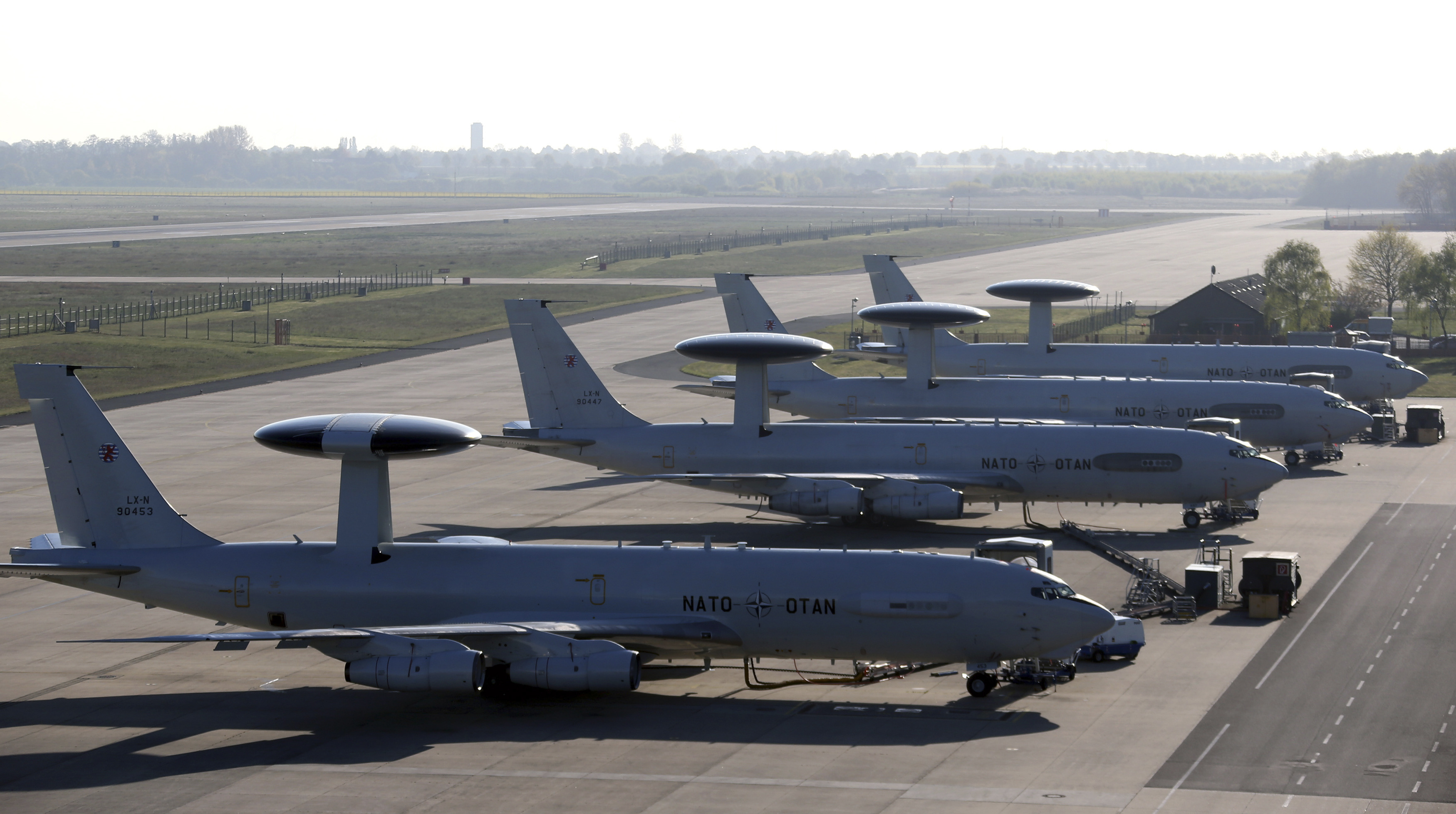 NATO lowers security level for air base in Germany after overnight ...