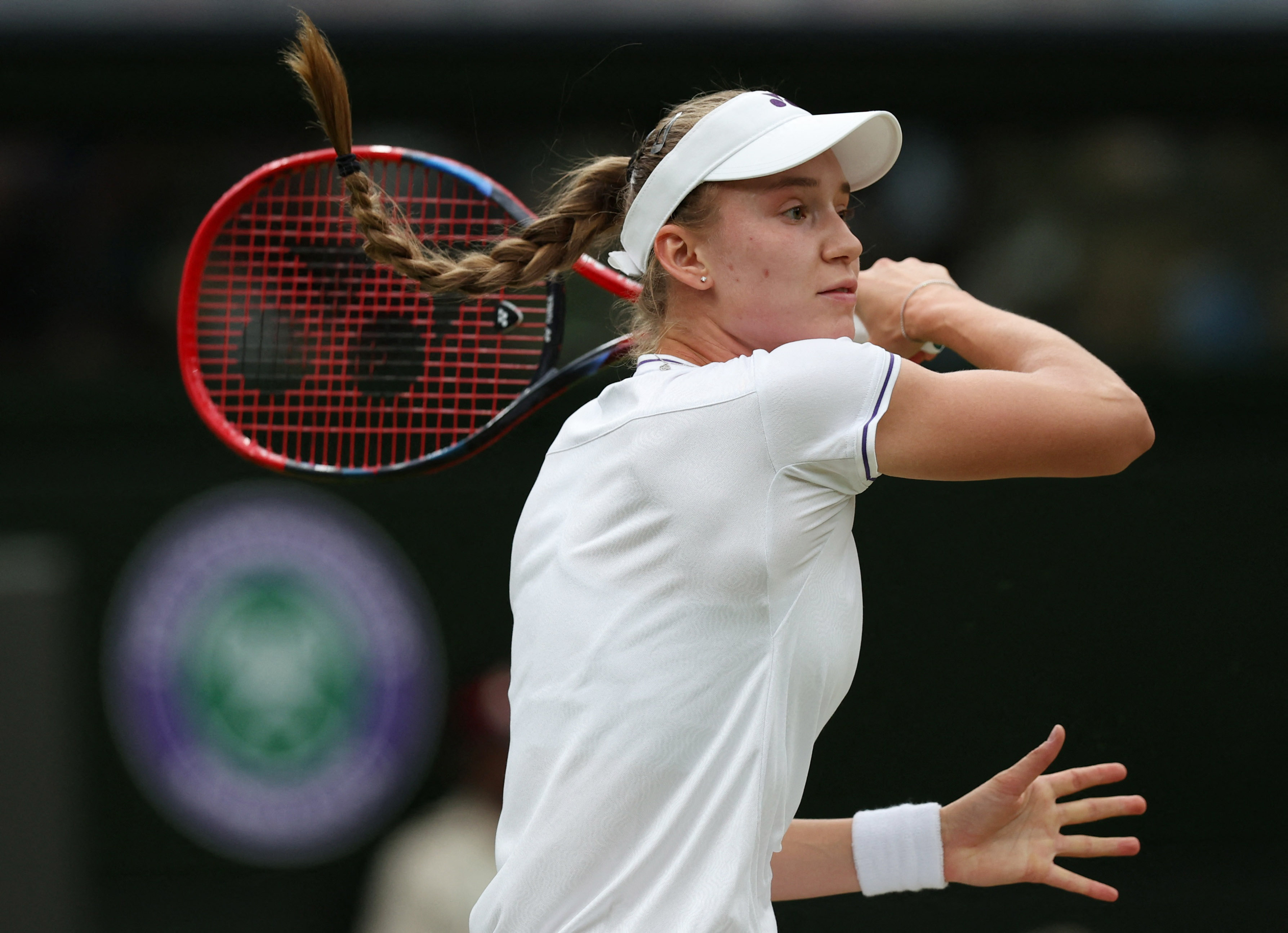 Rybakina, highest seed left, tames nerves to reach Wimbledon quarters ...