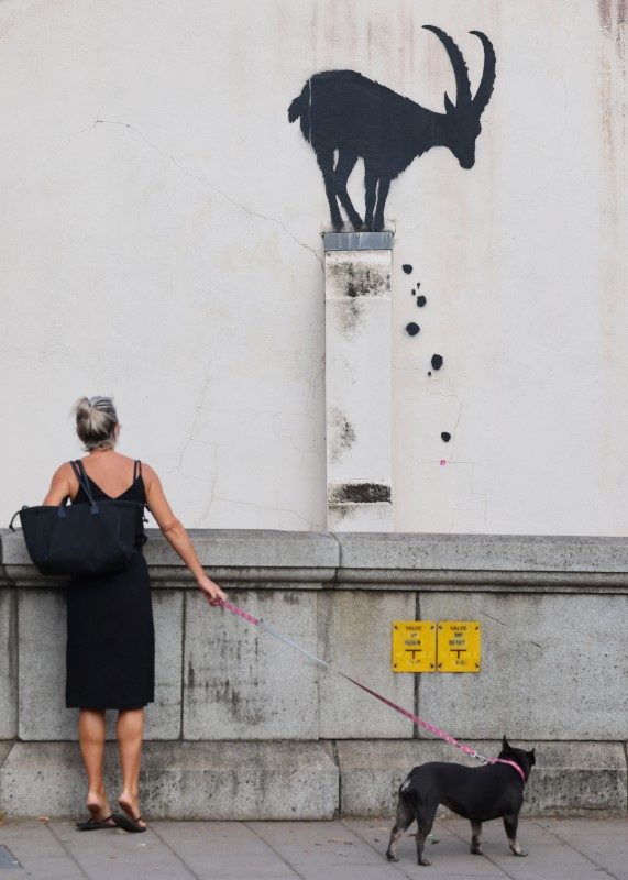 Banksy unleashes animals on London, but what do they mean? | Reuters