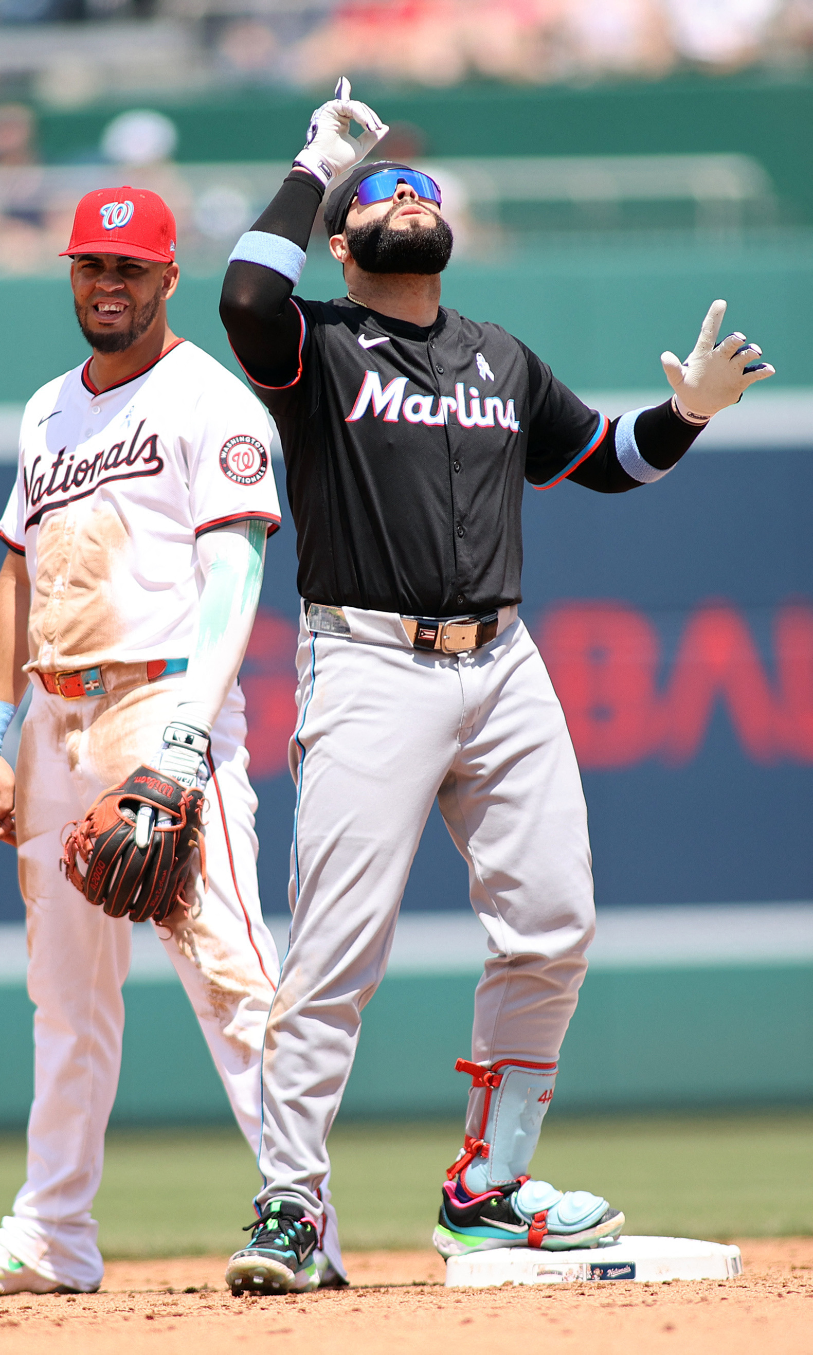 Lane Thomas, Nats stay hot, sweep scuffling Marlins | Reuters