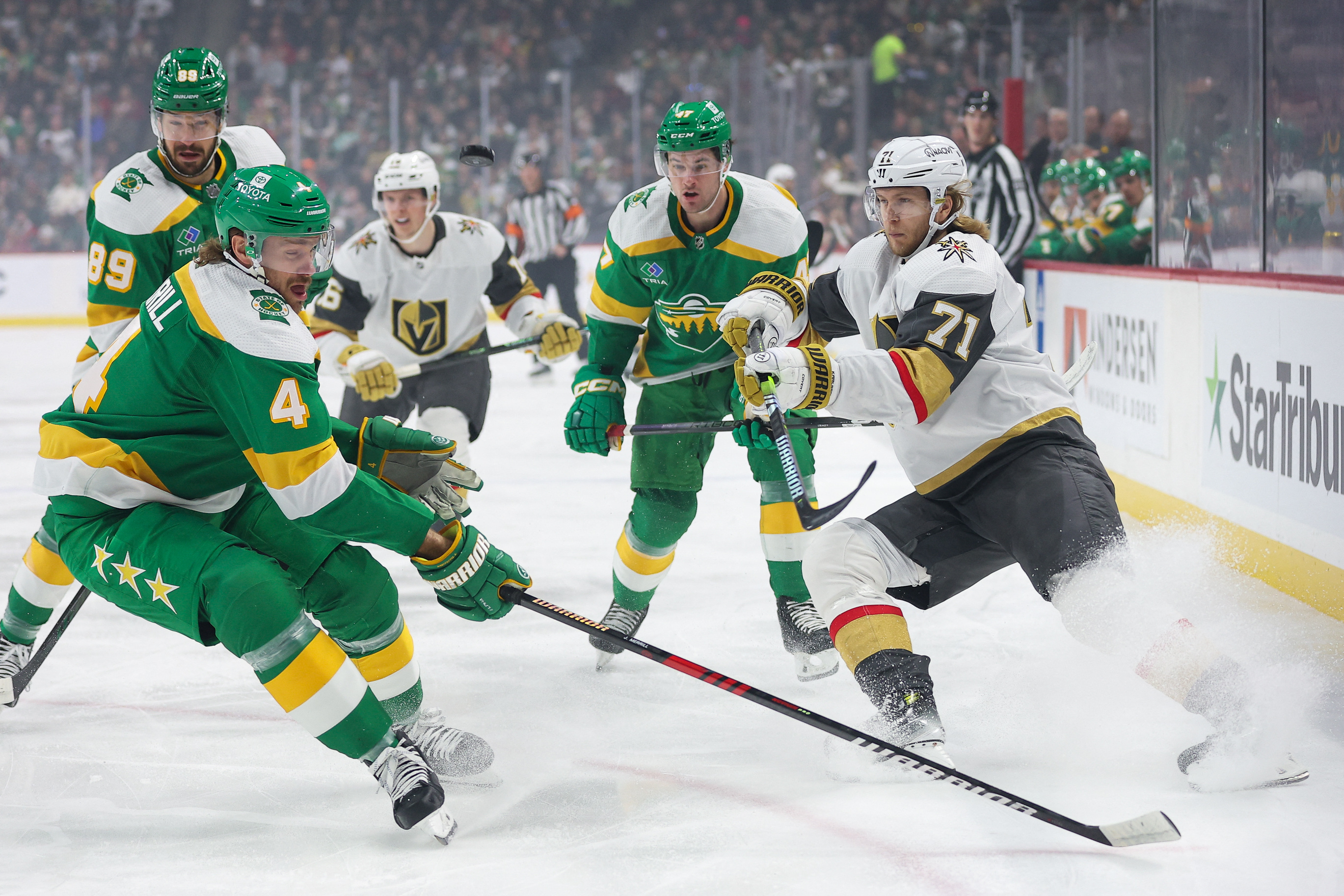 Golden Knights work overtime to edge Wild | Reuters