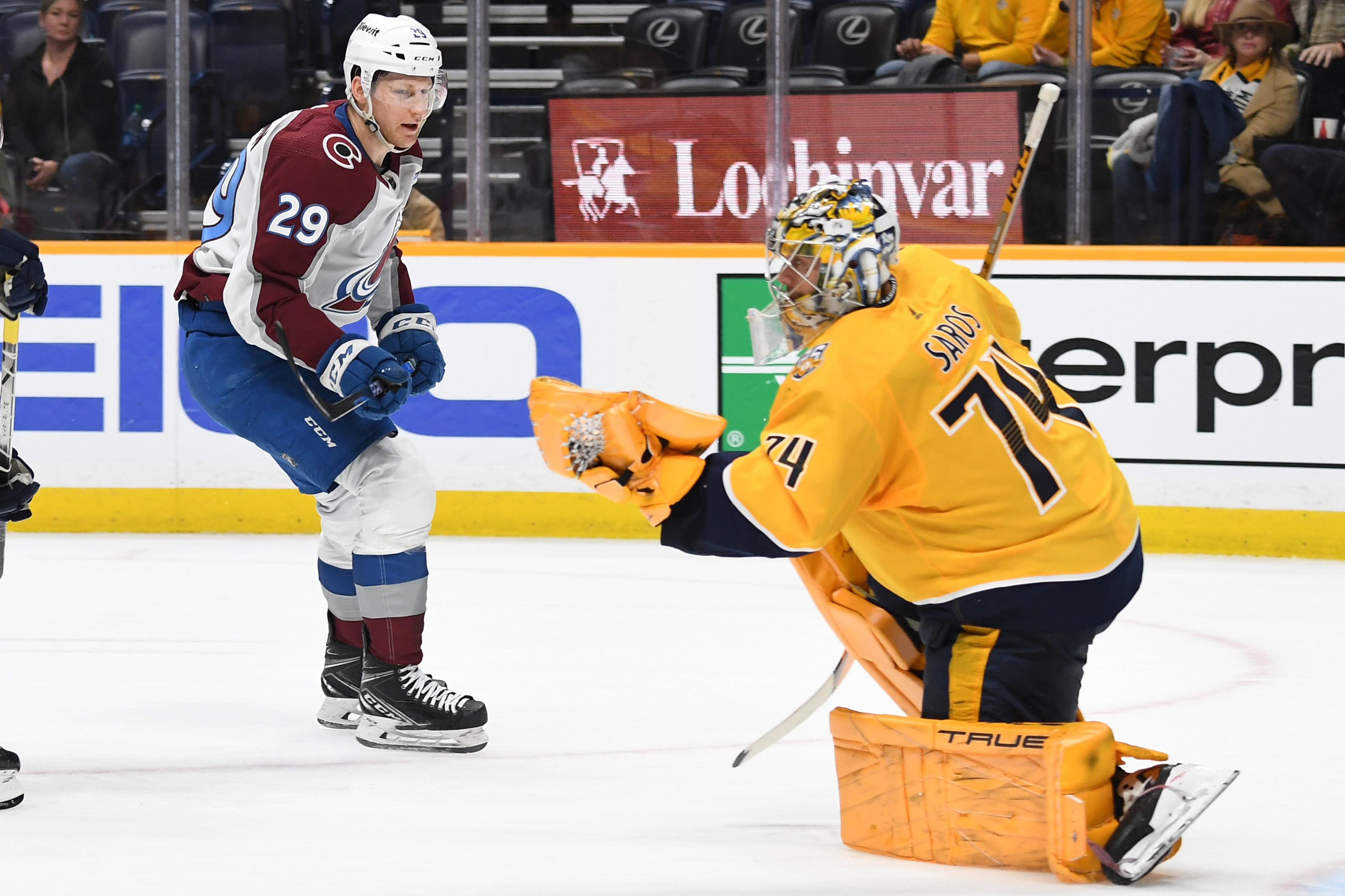 Cody Glass' first career hat trick leads Predators past Avs | Reuters