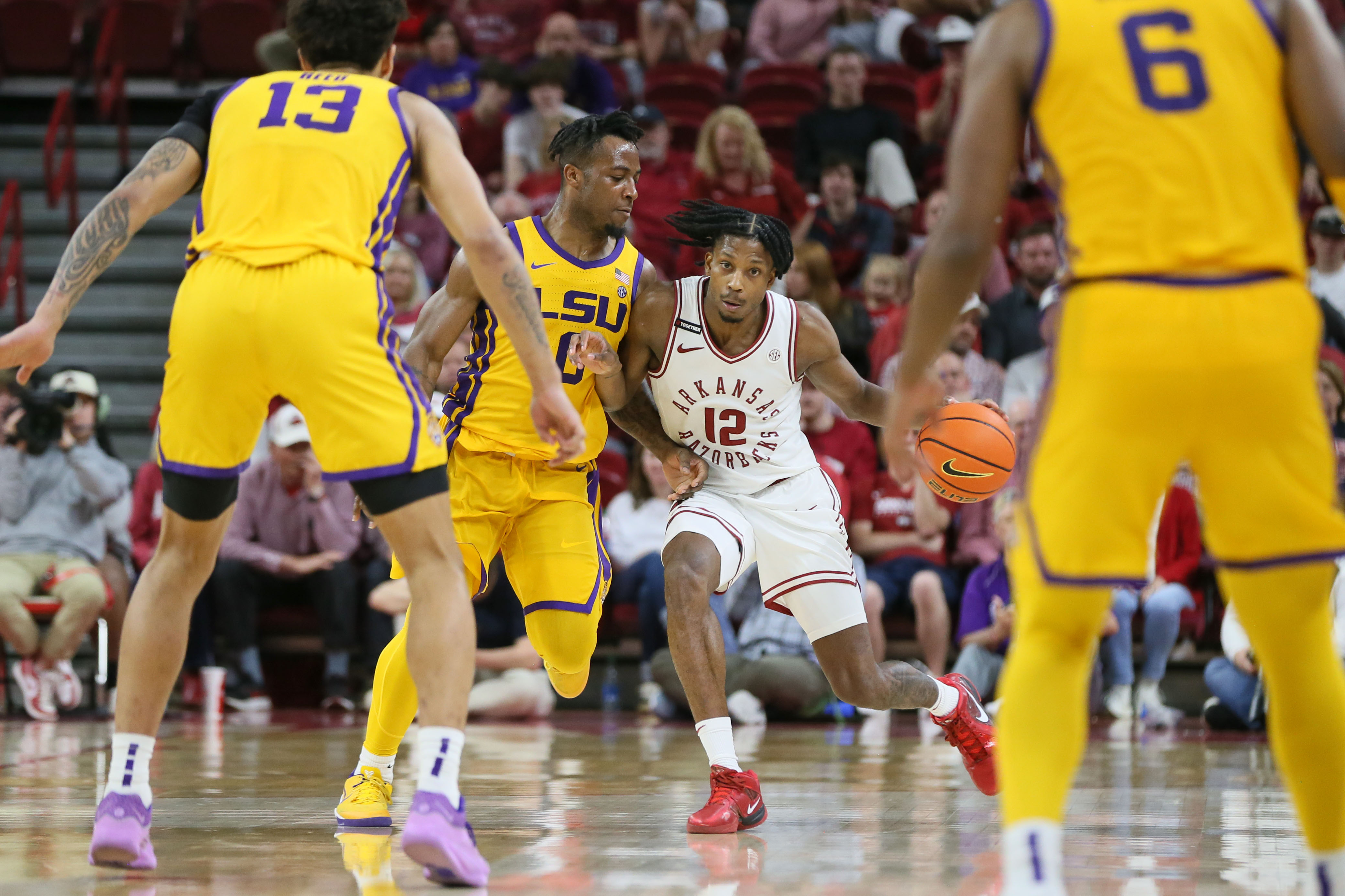 Khalif Battle, Arkansas prove to be too much to handle for LSU | Reuters
