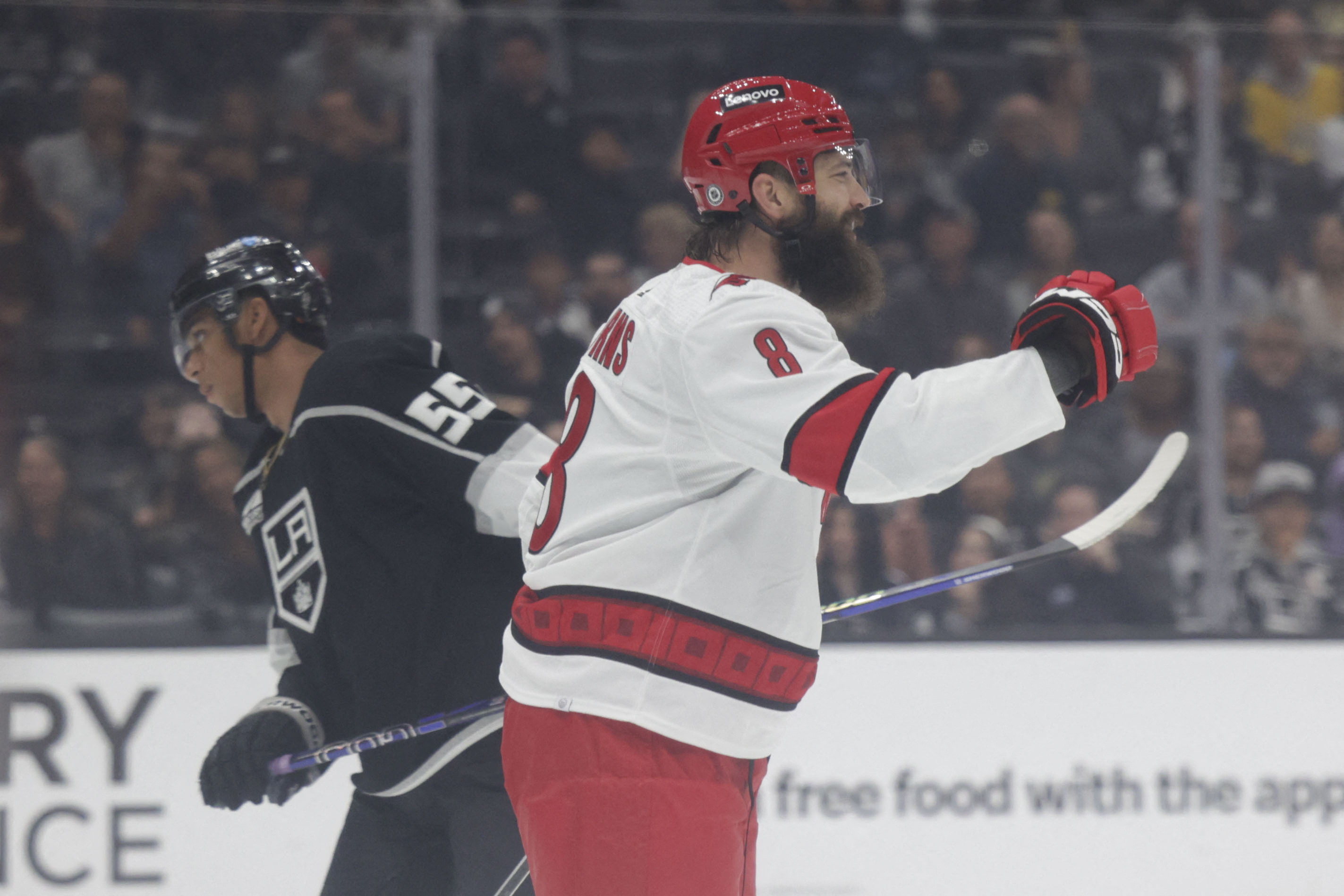 Hurricanes blow early lead, beat Kings in 9-round shootout | Reuters