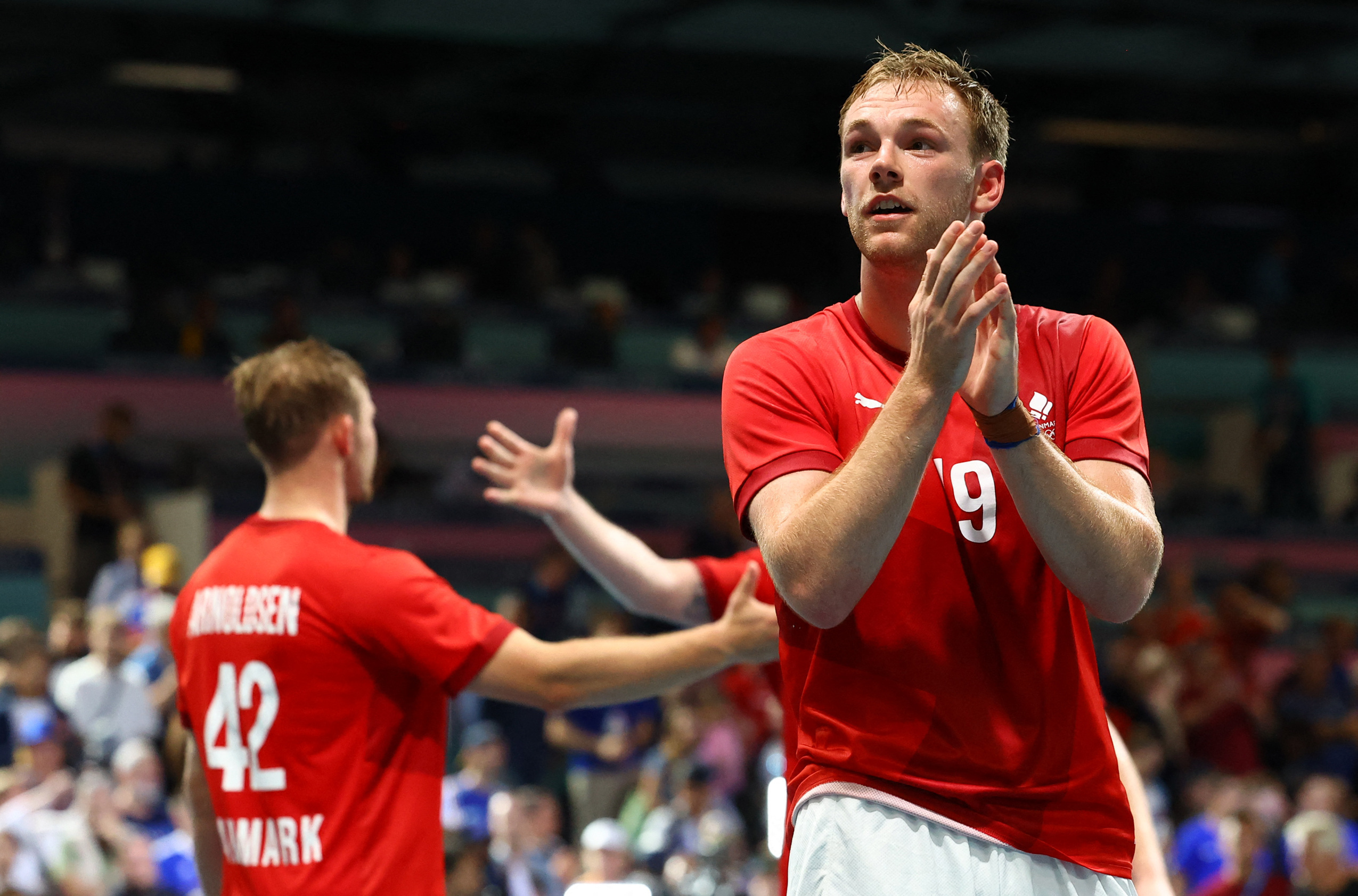 Handball: Denmark beat defending champions France in group-stage clash ...
