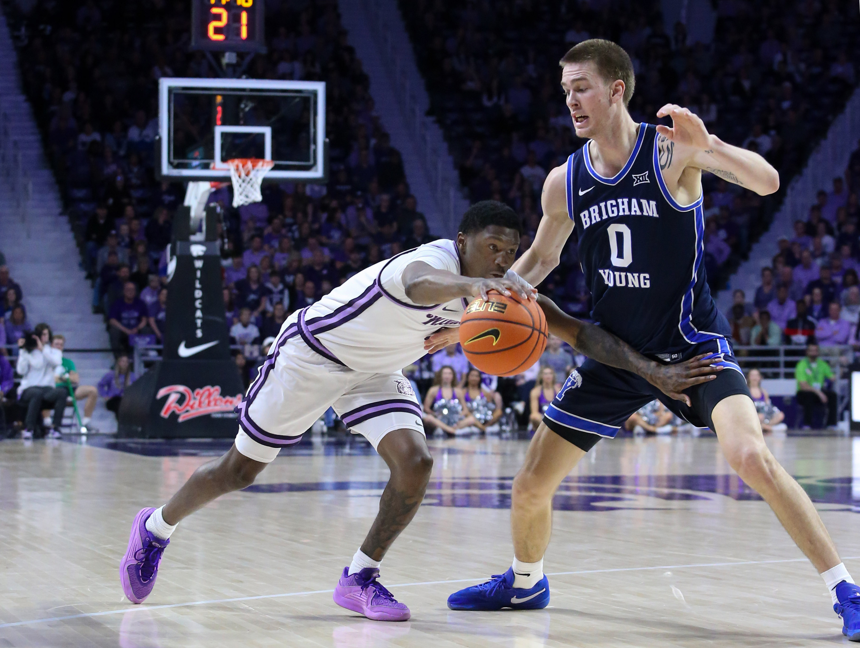 Arthur Kaluma's career day lifts Kansas State over No. 25 BYU | Reuters