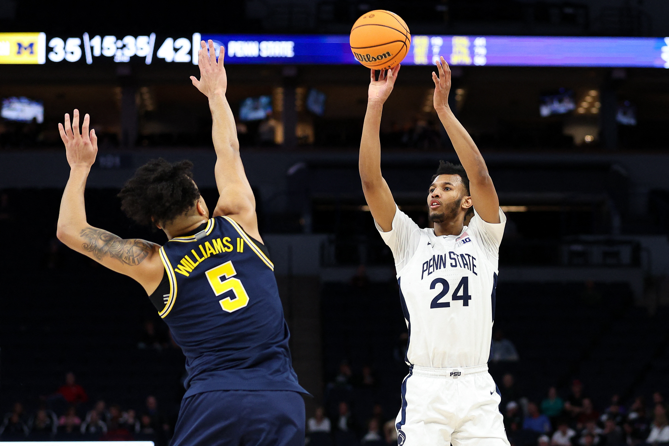 Penn State rolls Michigan in Big Ten tourney opener | Reuters