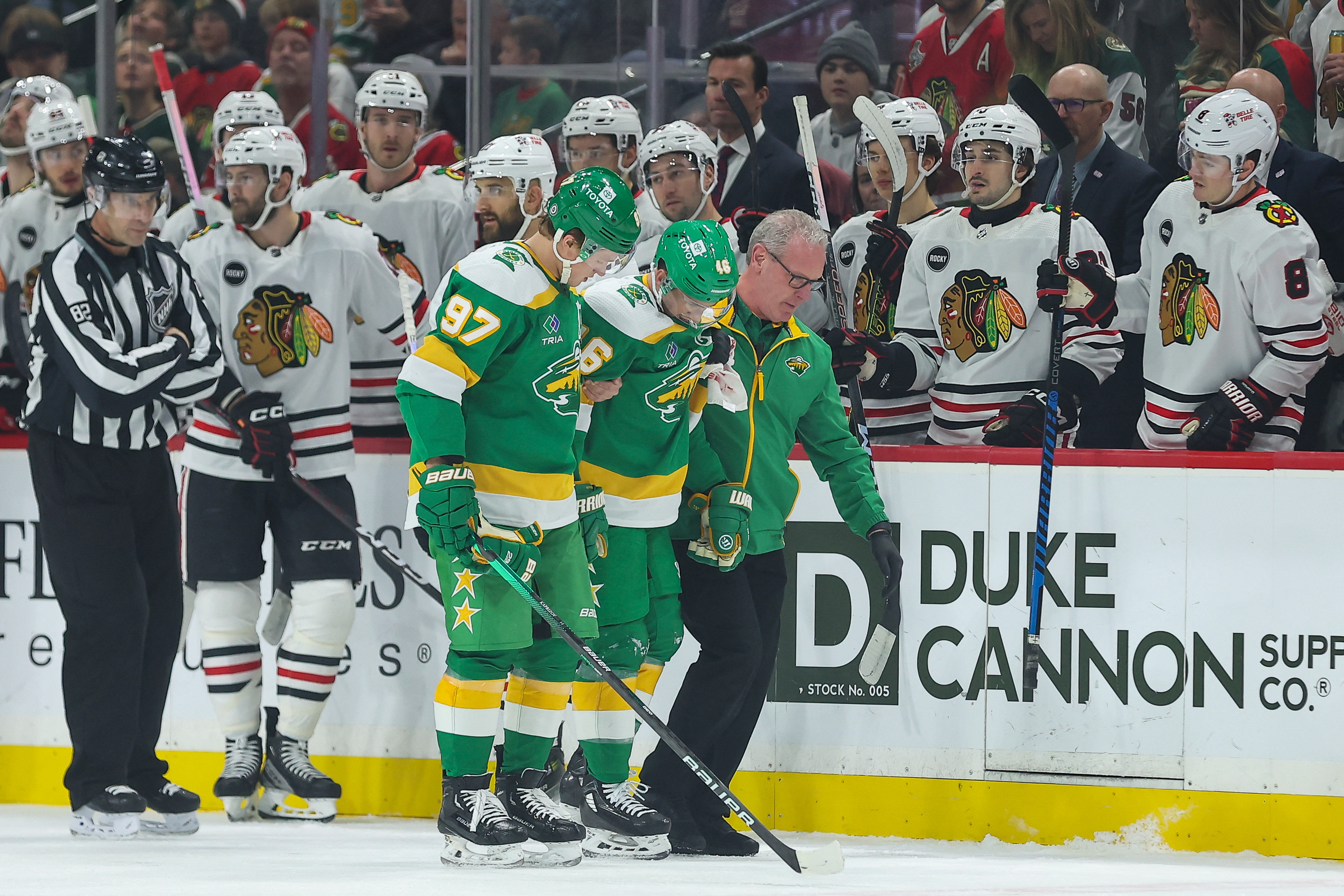 Marco Rossi scores twice, Wild stuff Blackhawks | Reuters