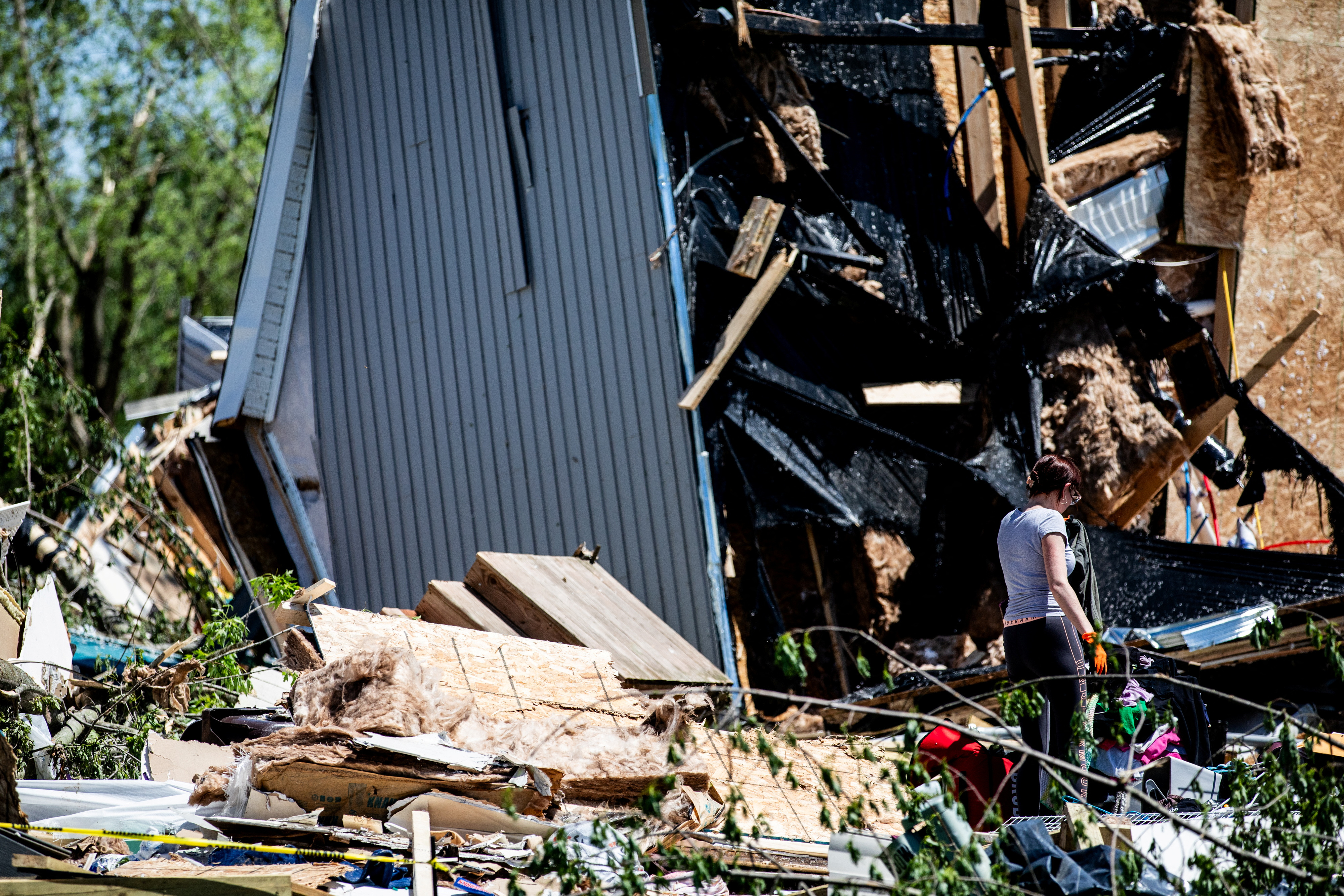 In pictures: Midwest gripped by storm chaos as tornadoes hit Michigan ...