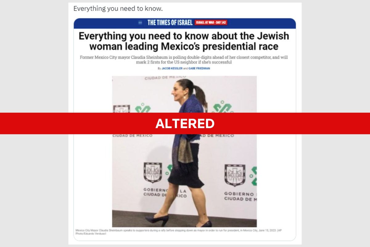 Fact Check: Claudia Sheinbaum photo is digitally altered | Reuters