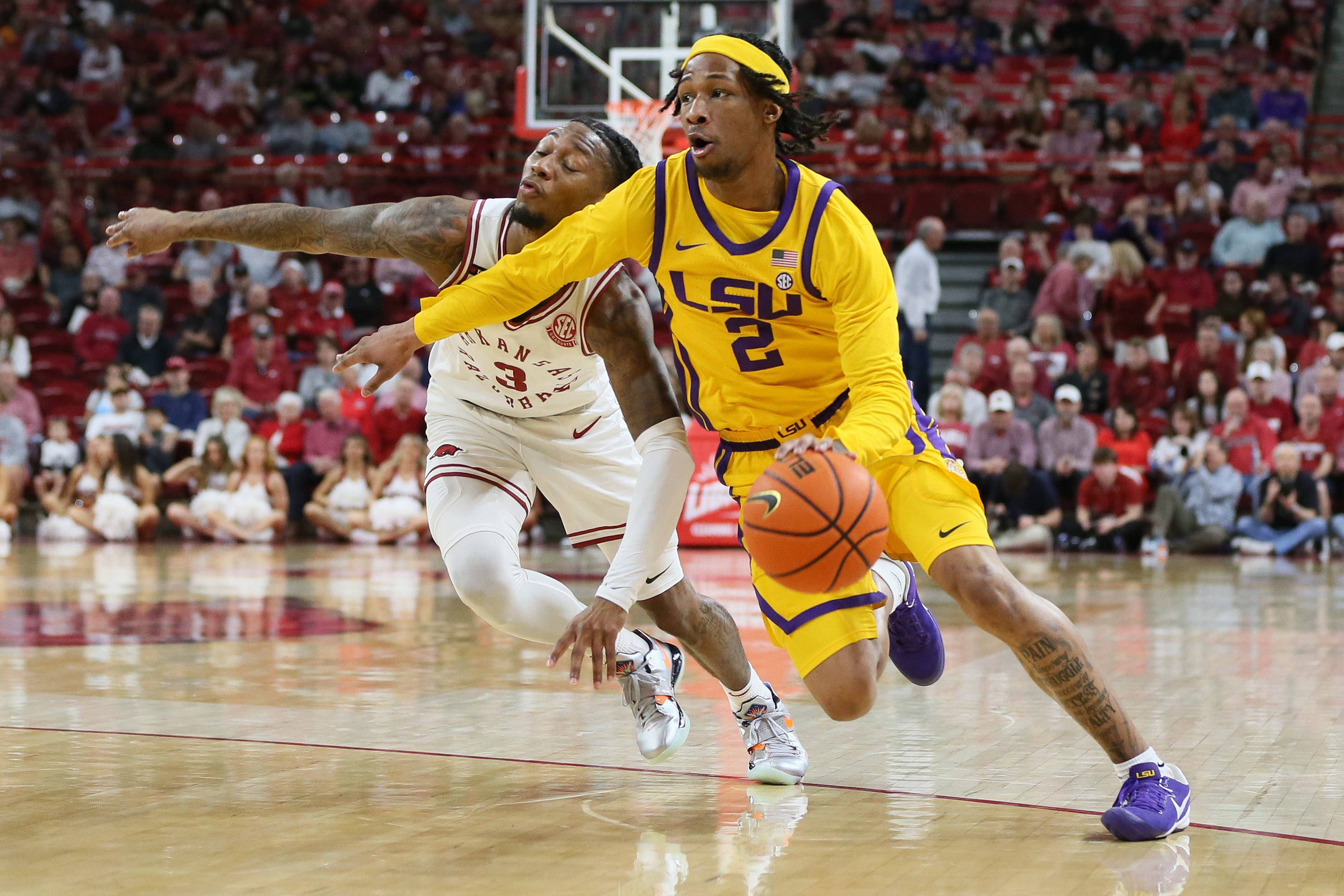 Khalif Battle, Arkansas prove to be too much to handle for LSU | Reuters