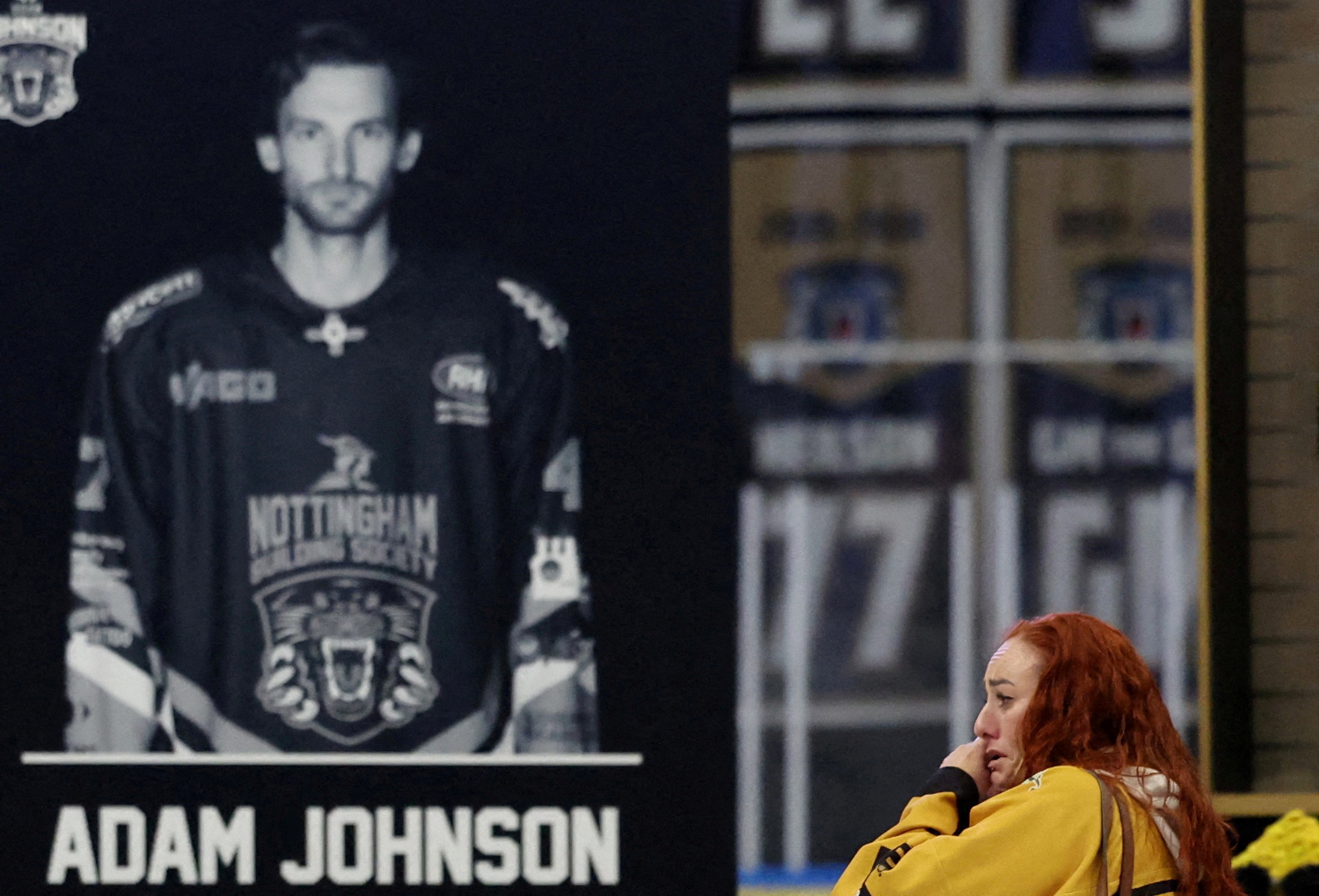 Nottingham Panthers pay tribute to late player Johnson | Reuters