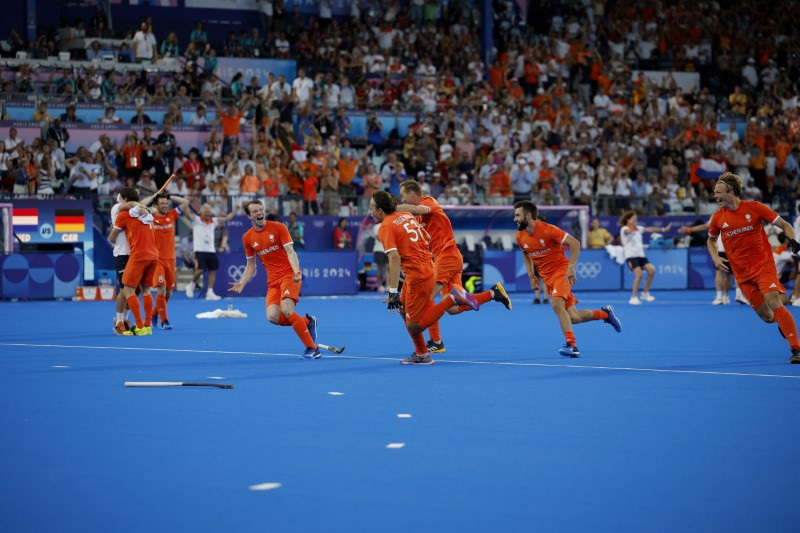 Hockey-Dutch win men's hockey gold with shootout out win over Germany ...