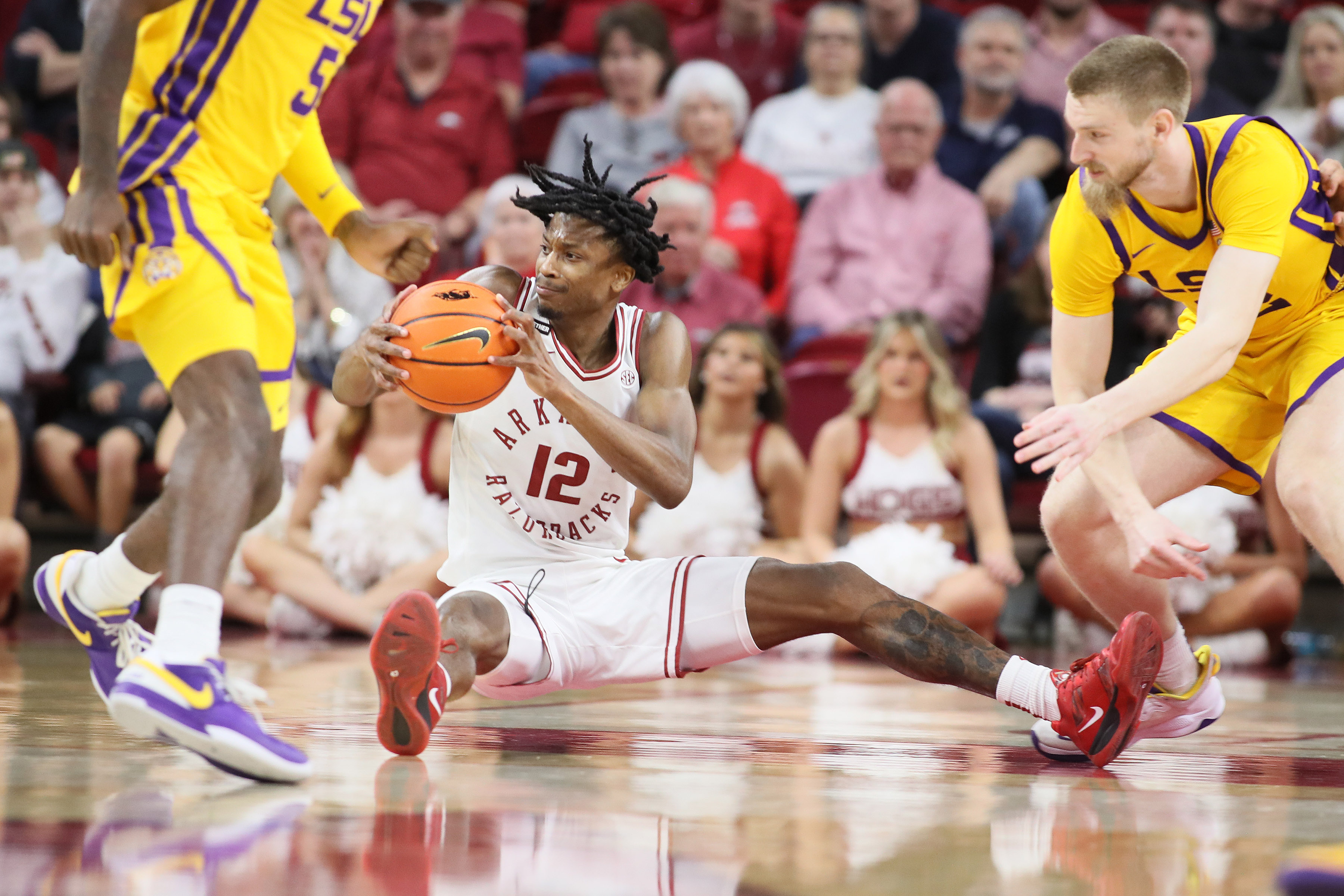 Khalif Battle, Arkansas prove to be too much to handle for LSU | Reuters