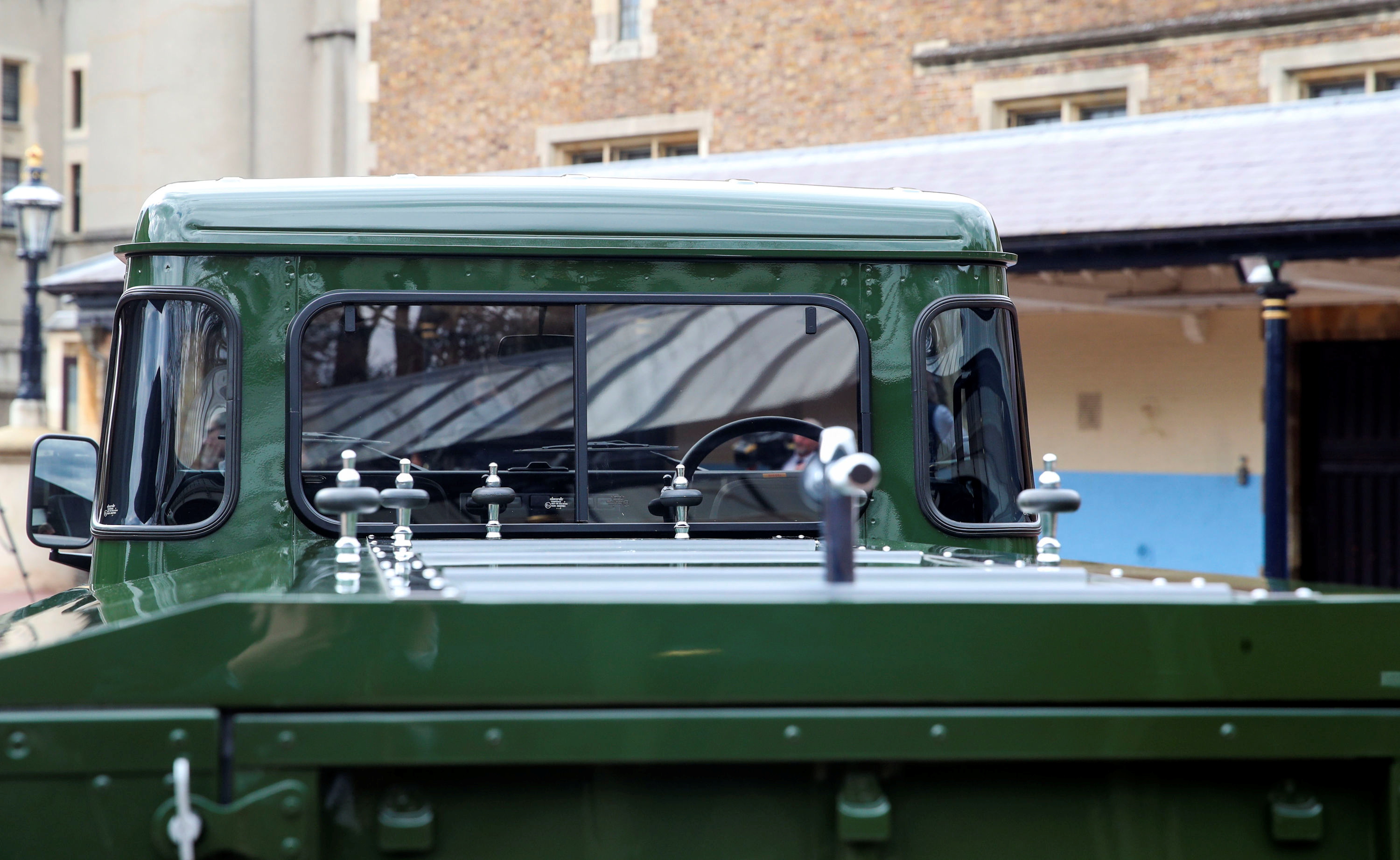 Fit for, and designed by, a prince: Philip's Land Rover funeral hearse ...